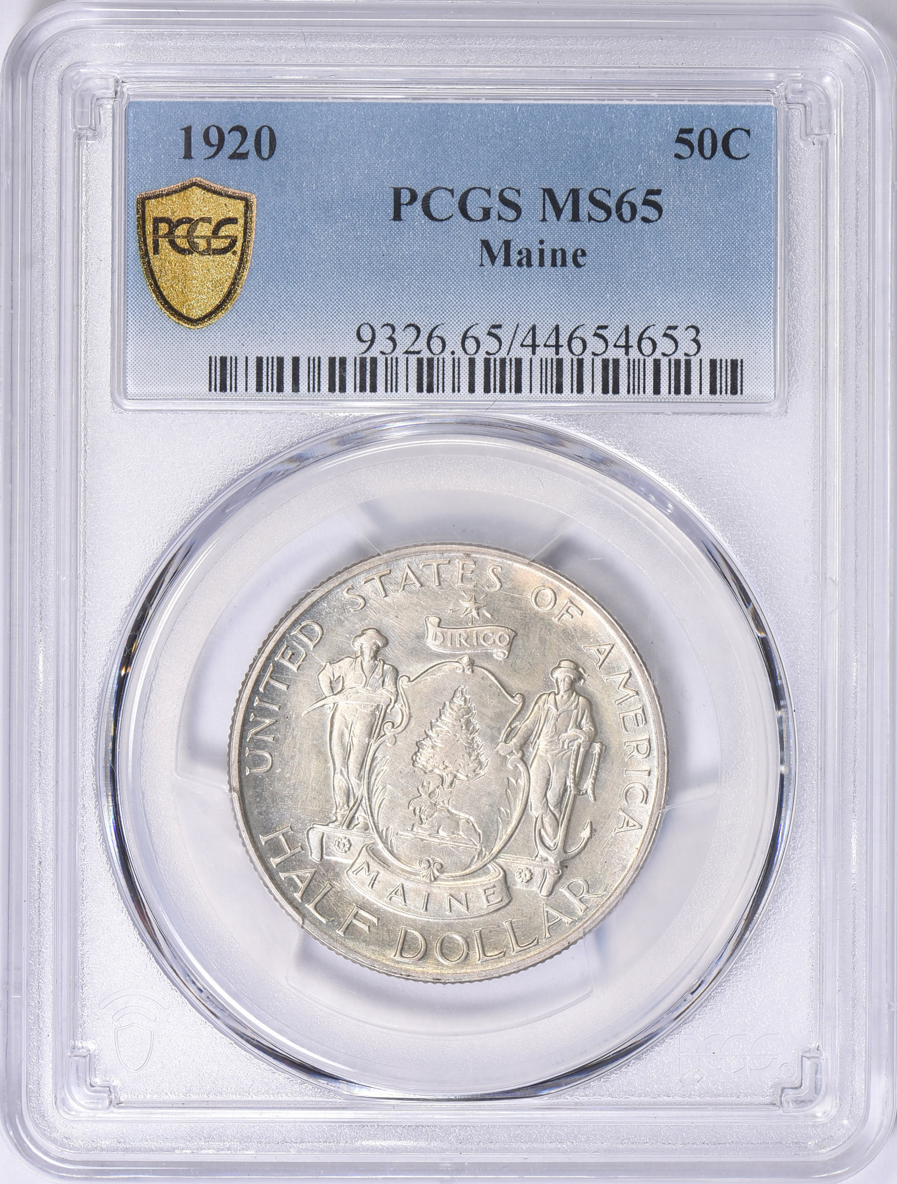 1920 Maine Centennial Half Dollar PCGS MS-65 (Item 1712296 ...