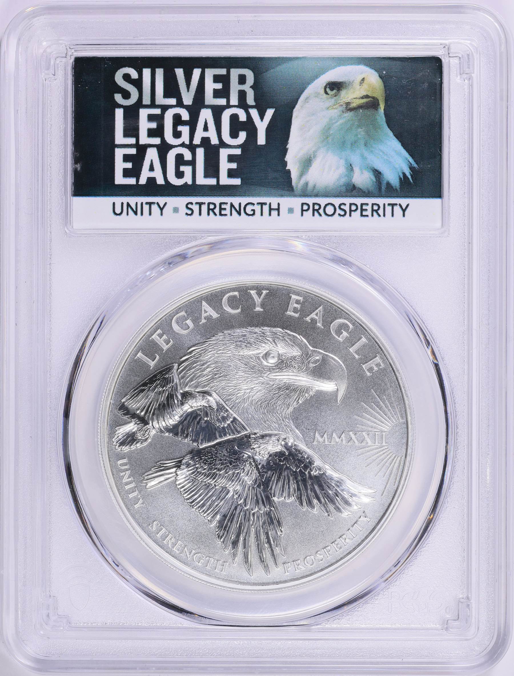 Cook Islands 2022 Silver Dollar Legacy Eagle First Strike PCGS MS-70 ...