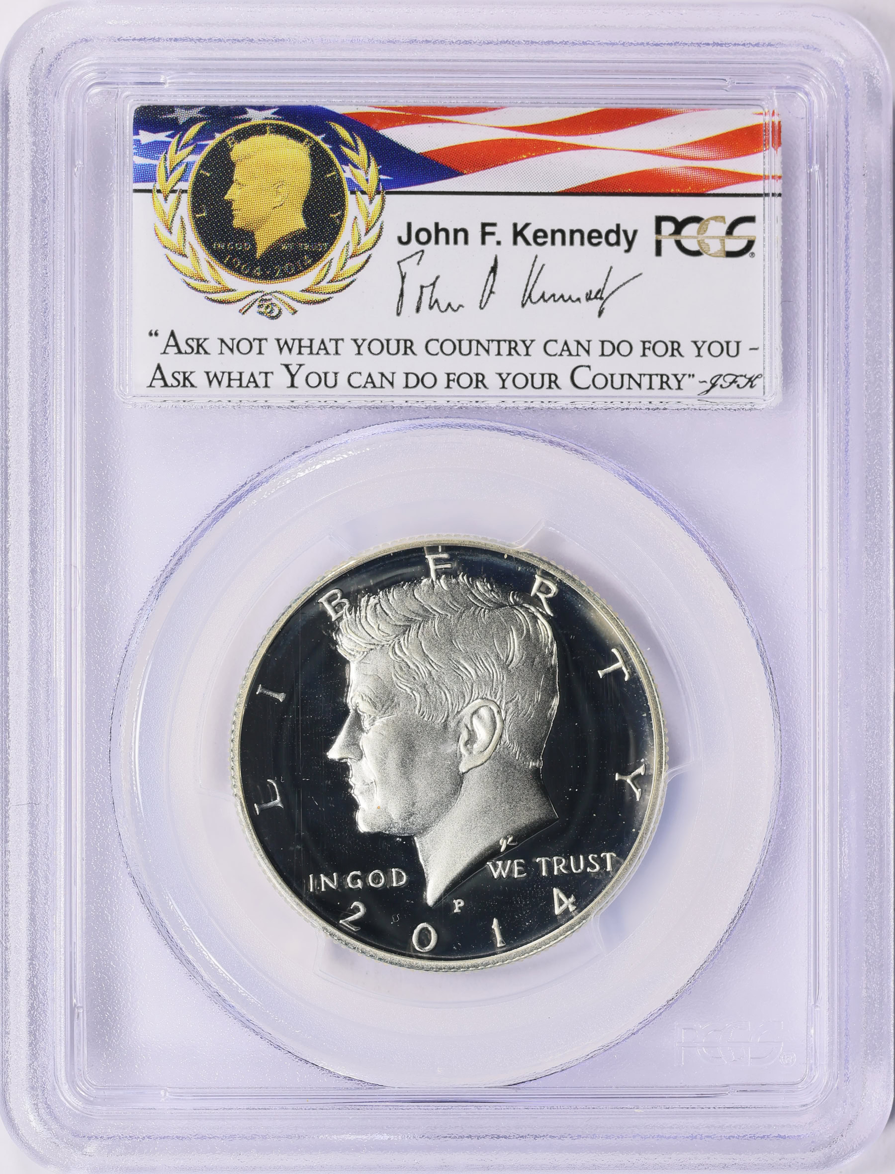 2014-P Kennedy Half Dollar Silver First Strike 50th Anniversary PCGS ...