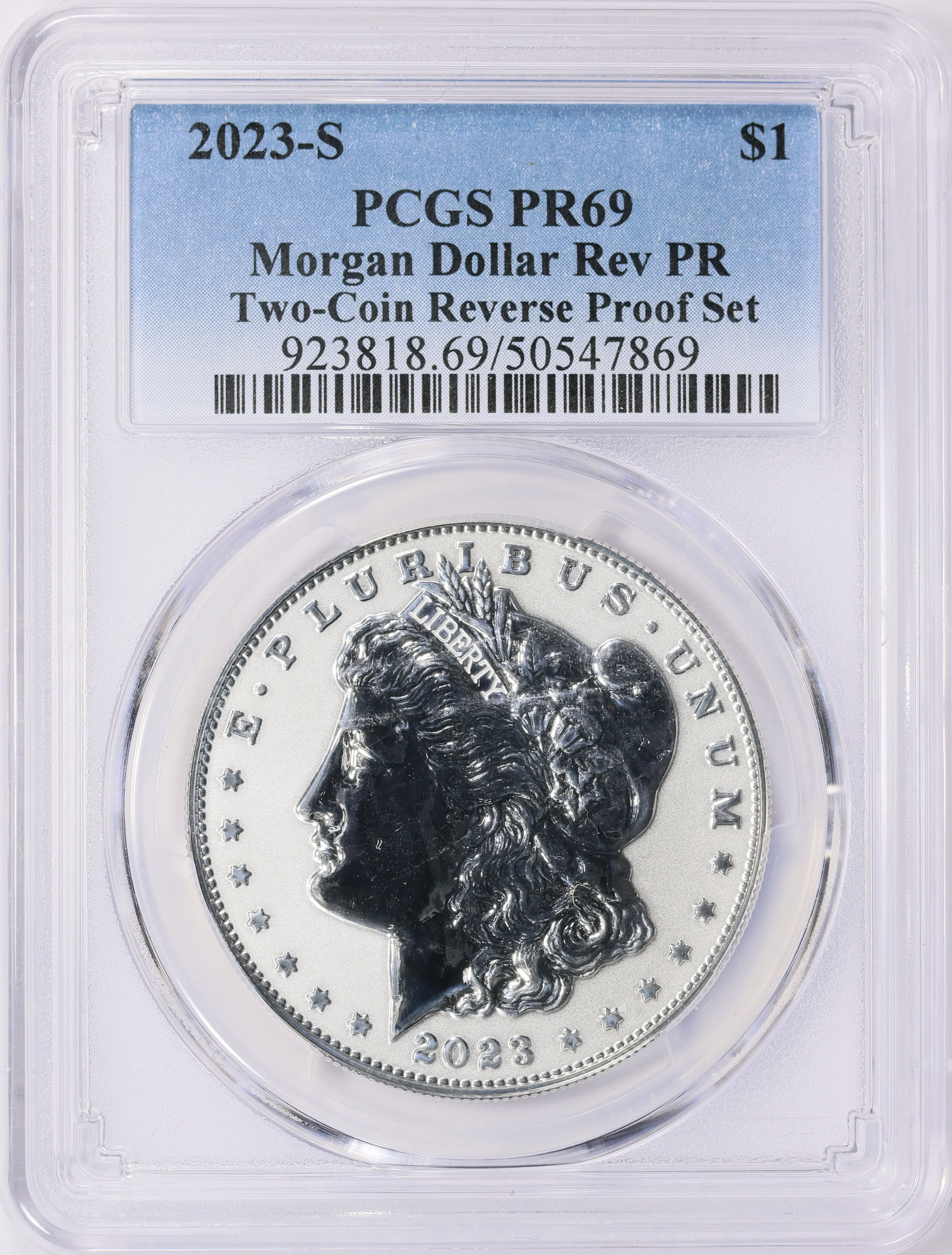2023-S Morgan Silver Dollar Reverse Proof PCGS Proof-69 | PCGS Cert ...