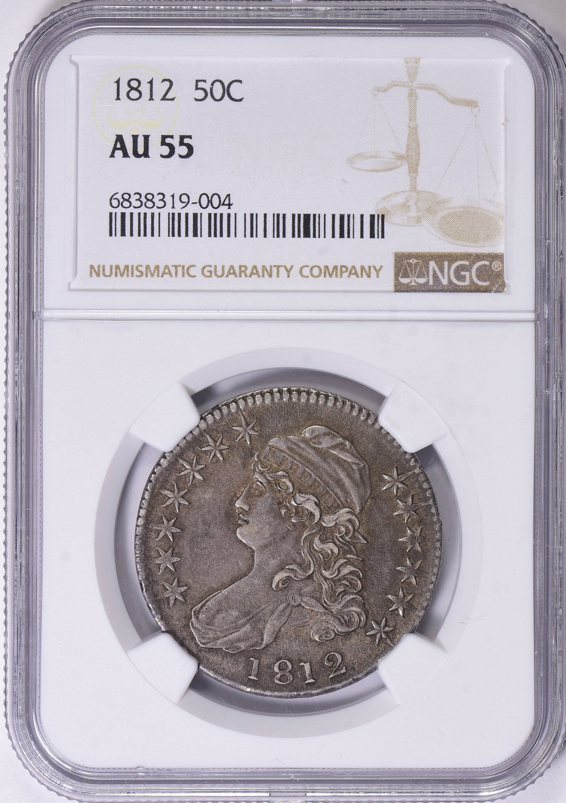 1812 Capped Bust Half Dollar NGC AU-55 (Item 1713500 ...