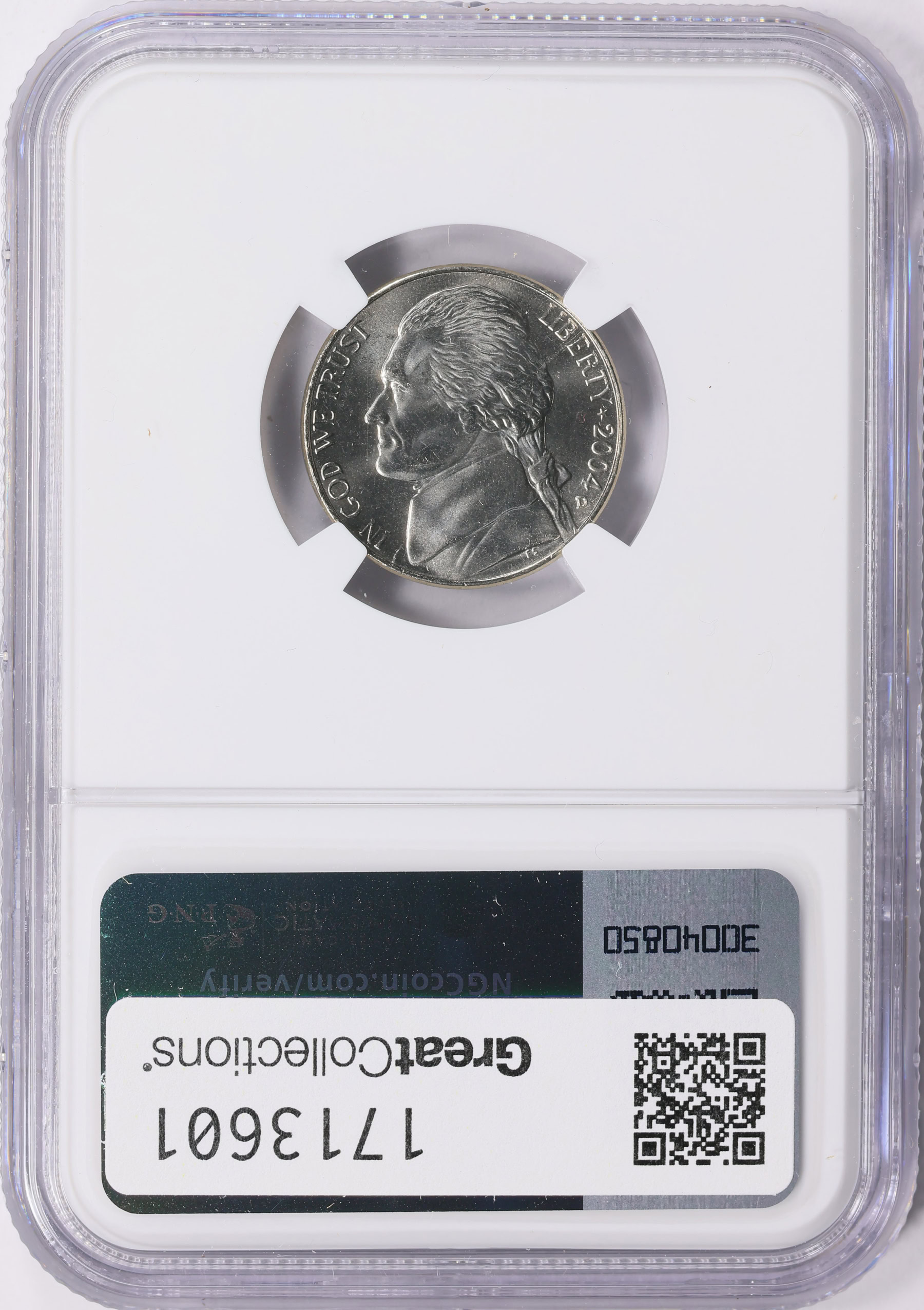 2004-D Jefferson Nickel Keel Boat NGC MS-66 (Item 1713601 ...