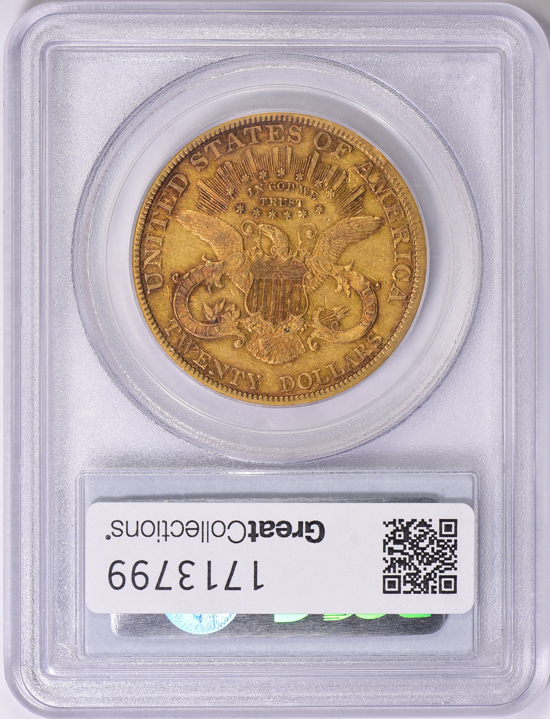 1887 Liberty Gold Double Eagle PCGS Proof-50 (CAC Gold) (Item 1713799 ...