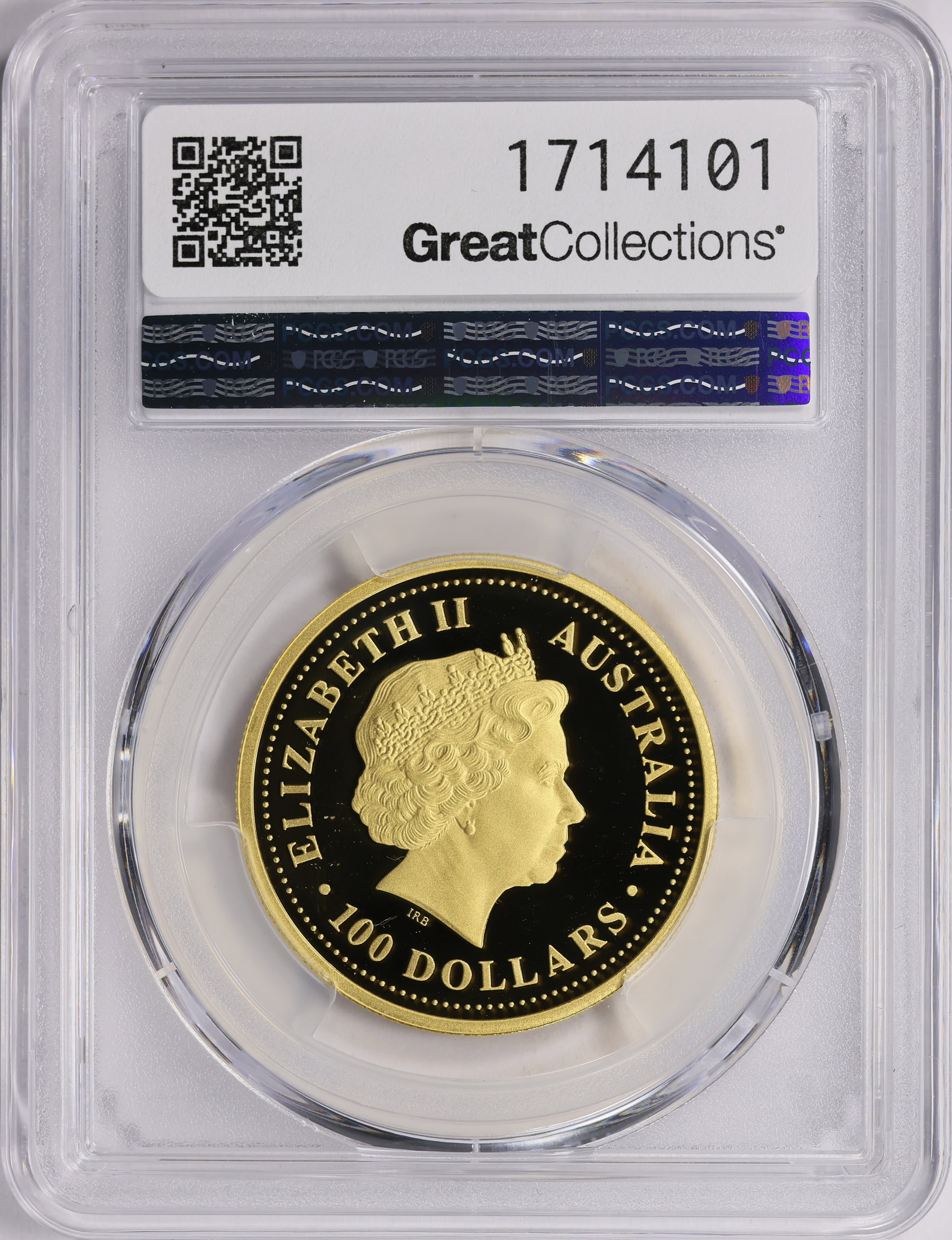Australia 2003 Gold $100 Prospector-Nugget KM-906 PCGS Proof-70 DCAM ...