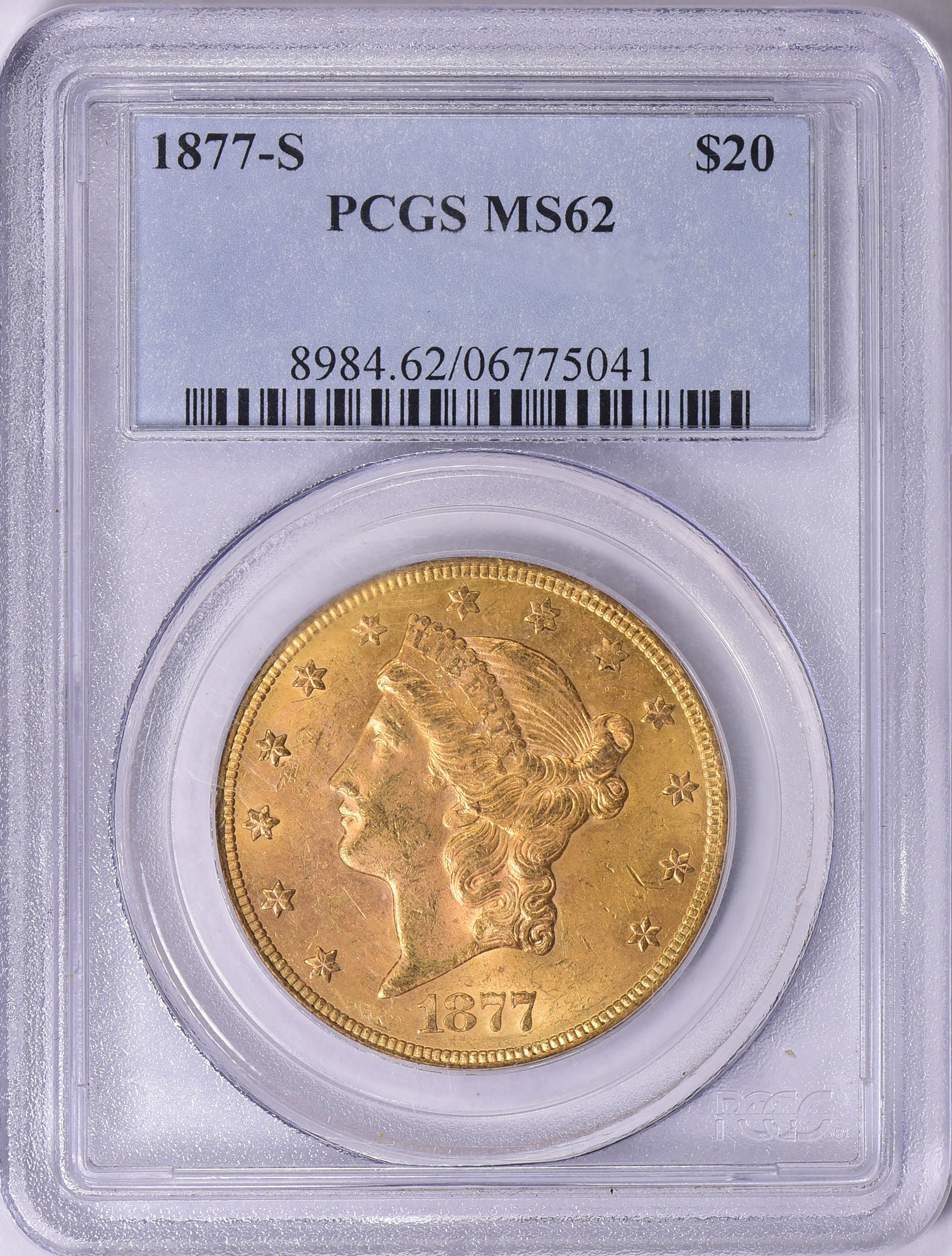 1877-S Liberty Gold Double Eagle PCGS MS-62 (Item 1714152 ...