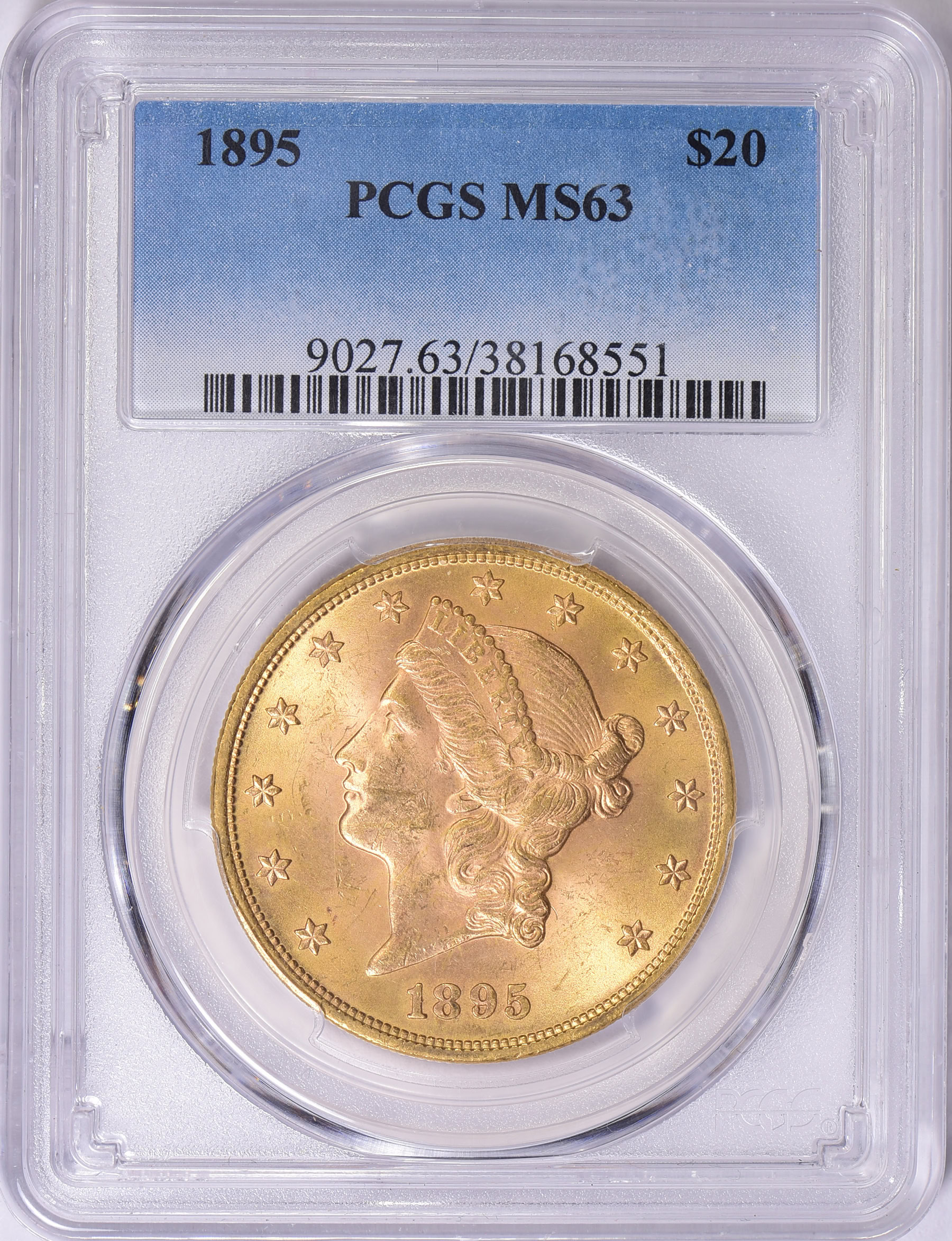 1895 Liberty Gold Double Eagle PCGS MS-63 (Item 1714285) | GreatCollections Coin Auctions