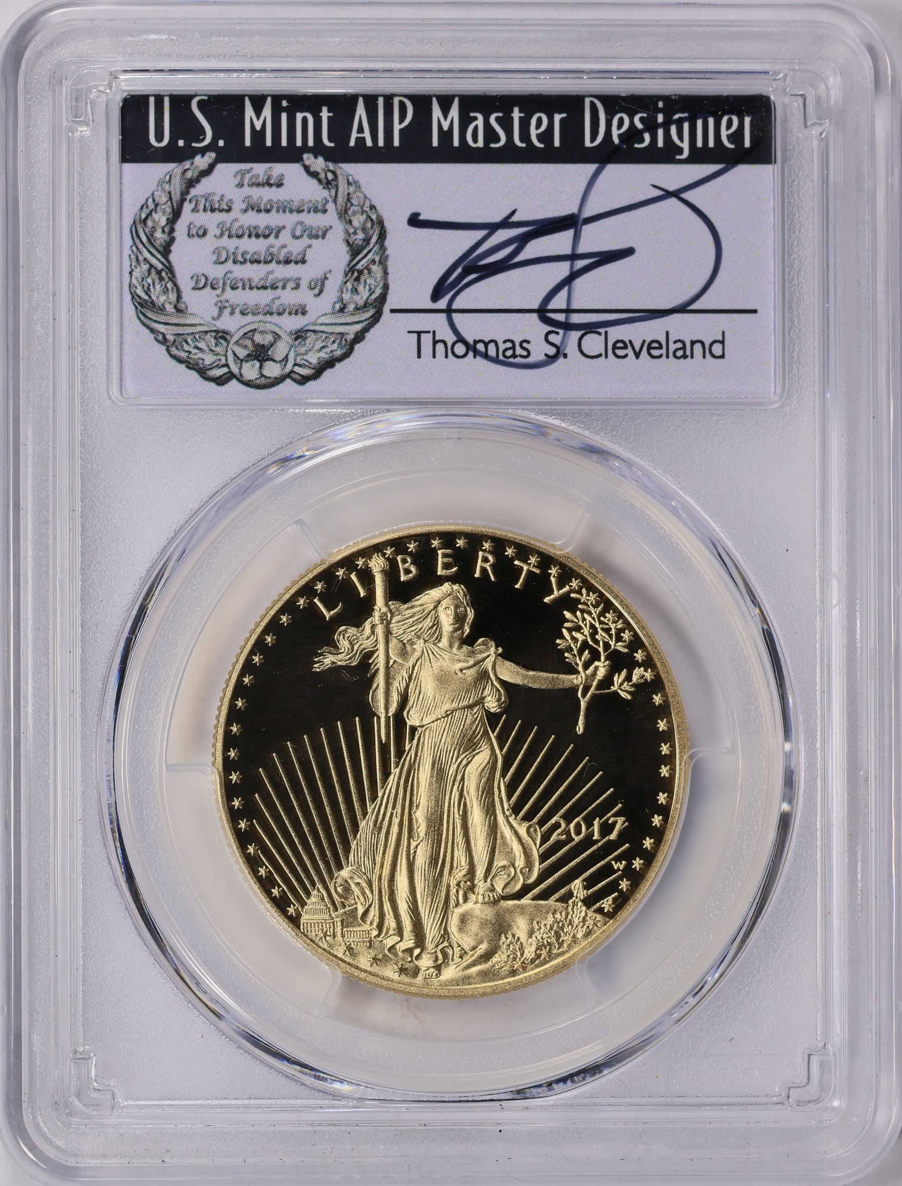2017-W (2020) $50 One-Ounce Gold American Eagle WP Mint Private Auction ...