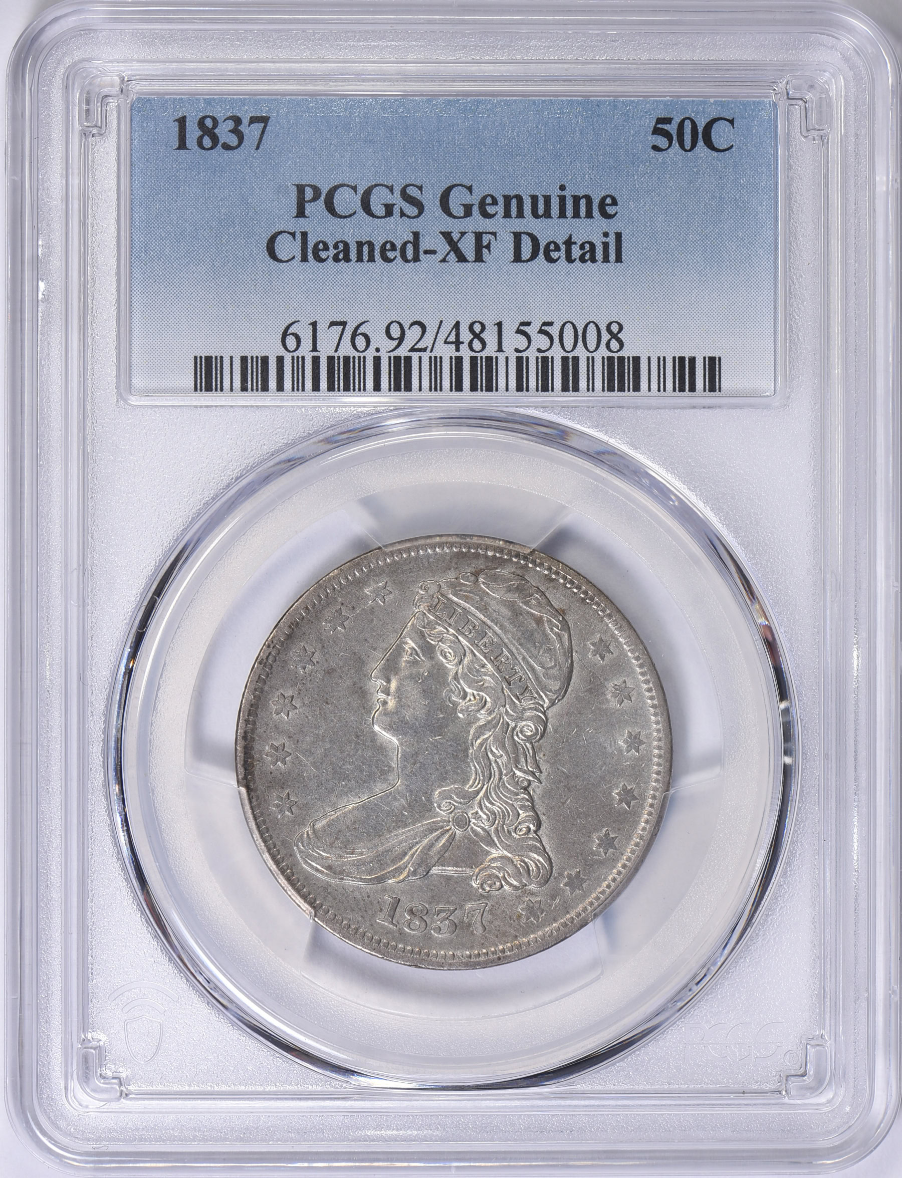 1837 Capped Bust Half Dollar PCGS Genuine XF Details (Item 1714720 ...