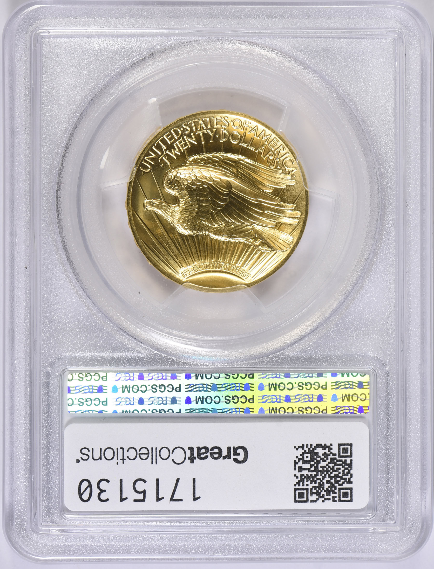 2009 MMIX Ultra High Relief $20 Gold PCGS MS-70 PL (Item 1715130 ...