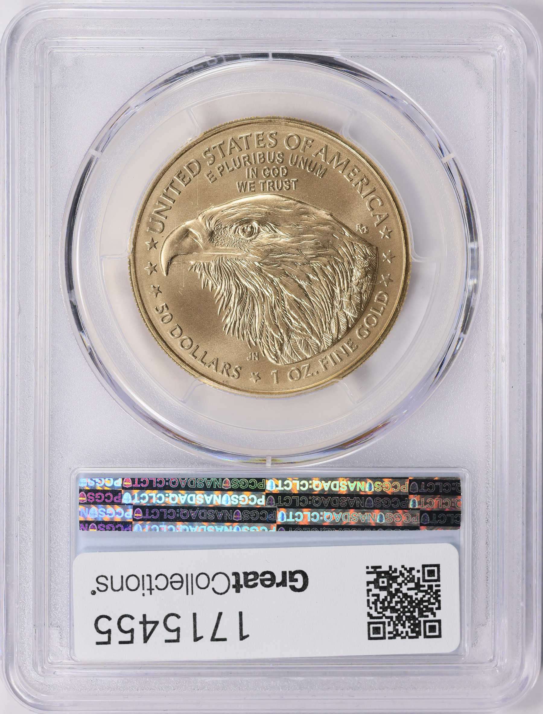 2021 $50 One-Ounce Gold American Eagle Type 2 First Strike PCGS MS-70 (Item 1715455 ...