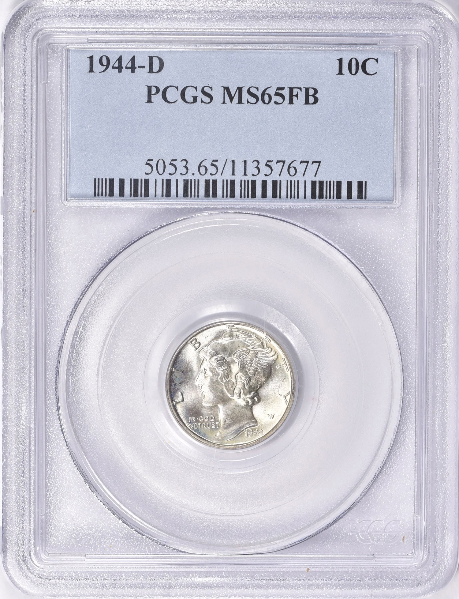 1944-D Mercury Dime PCGS MS-65 FB (Item 1716475) | GreatCollections Coin Auctions