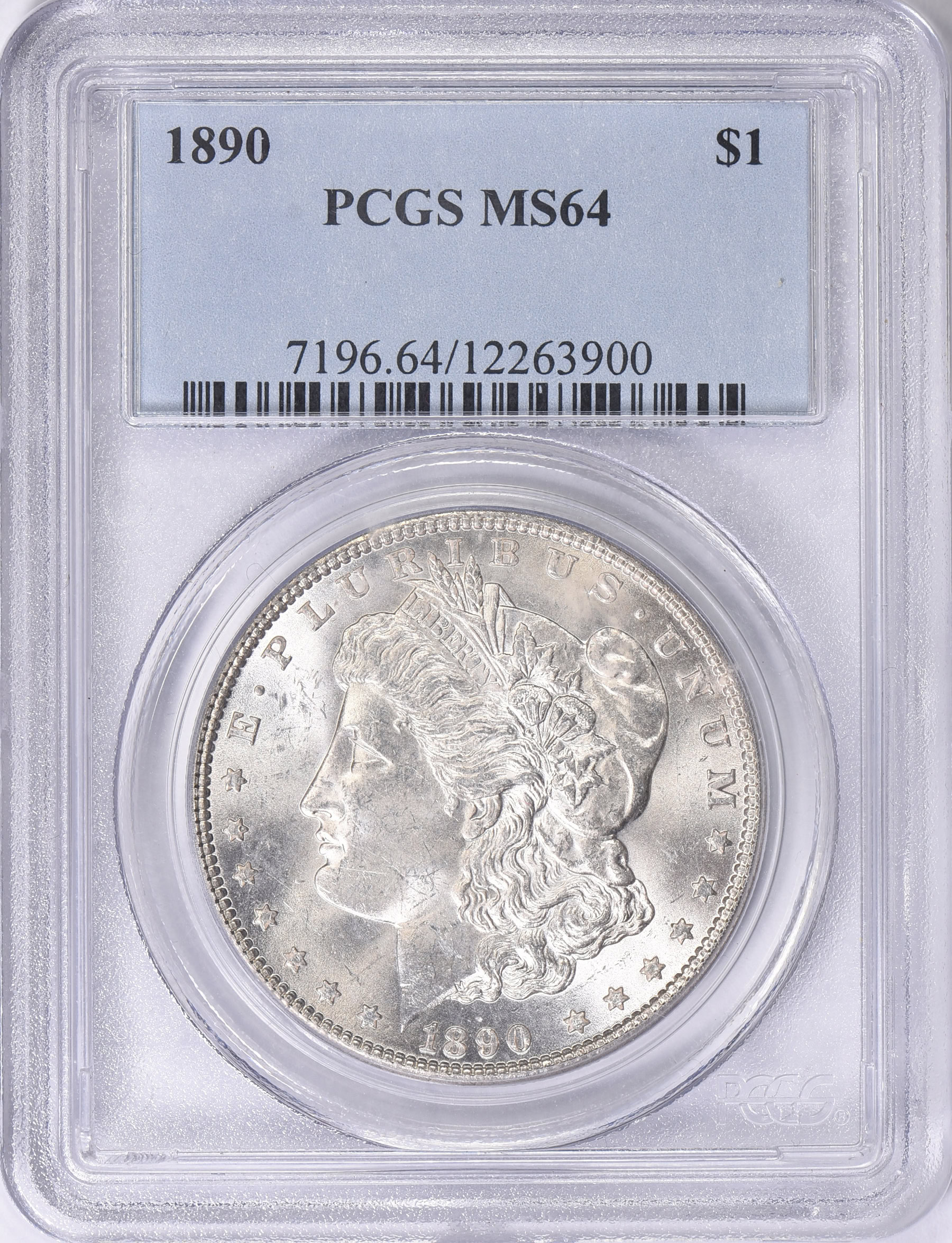 1890 Morgan Silver Dollar PCGS MS-64 (Item 1716876) | GreatCollections Coin Auctions