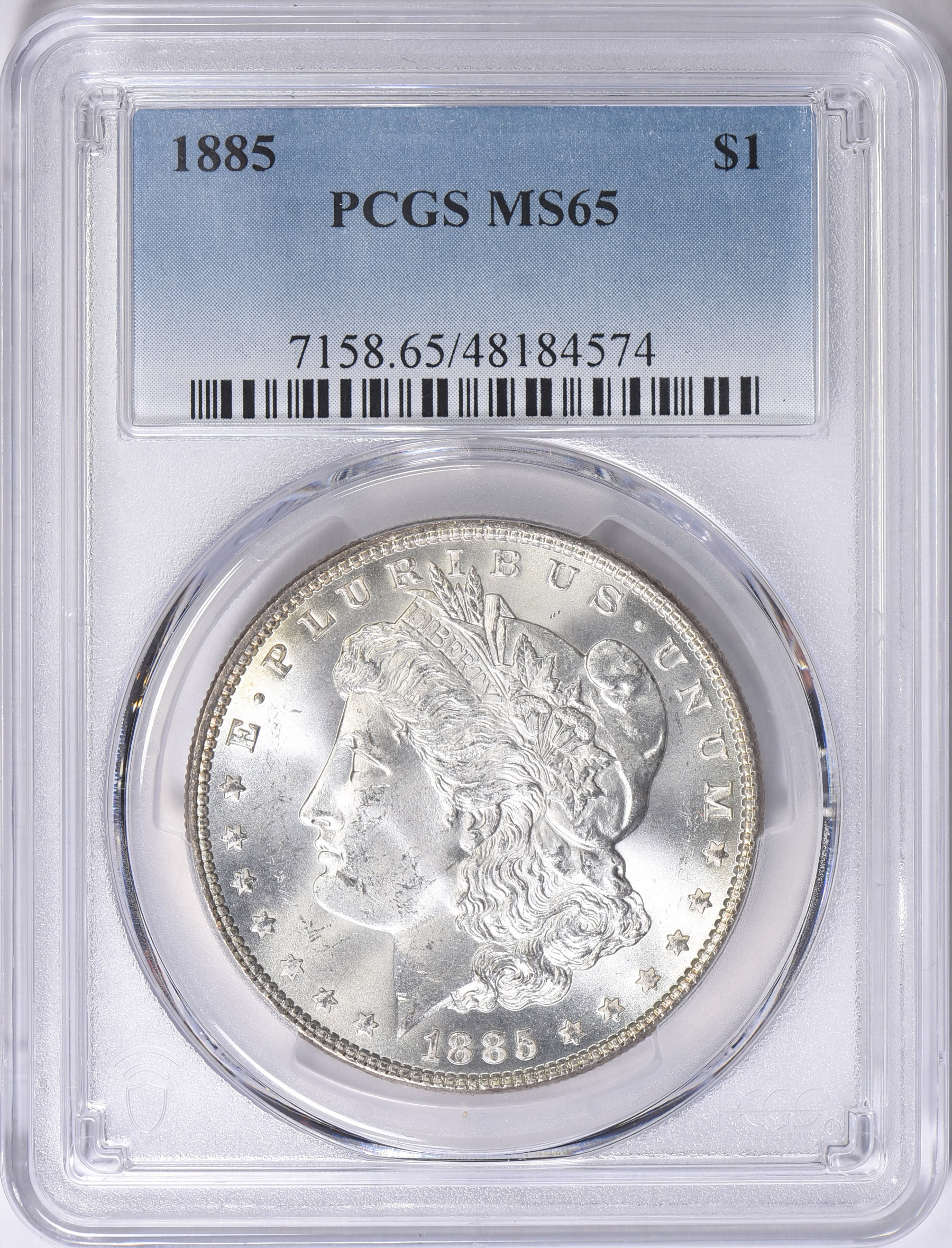 1885 Morgan Silver Dollar PCGS MS-65 (Item 1717007) | GreatCollections Coin Auctions