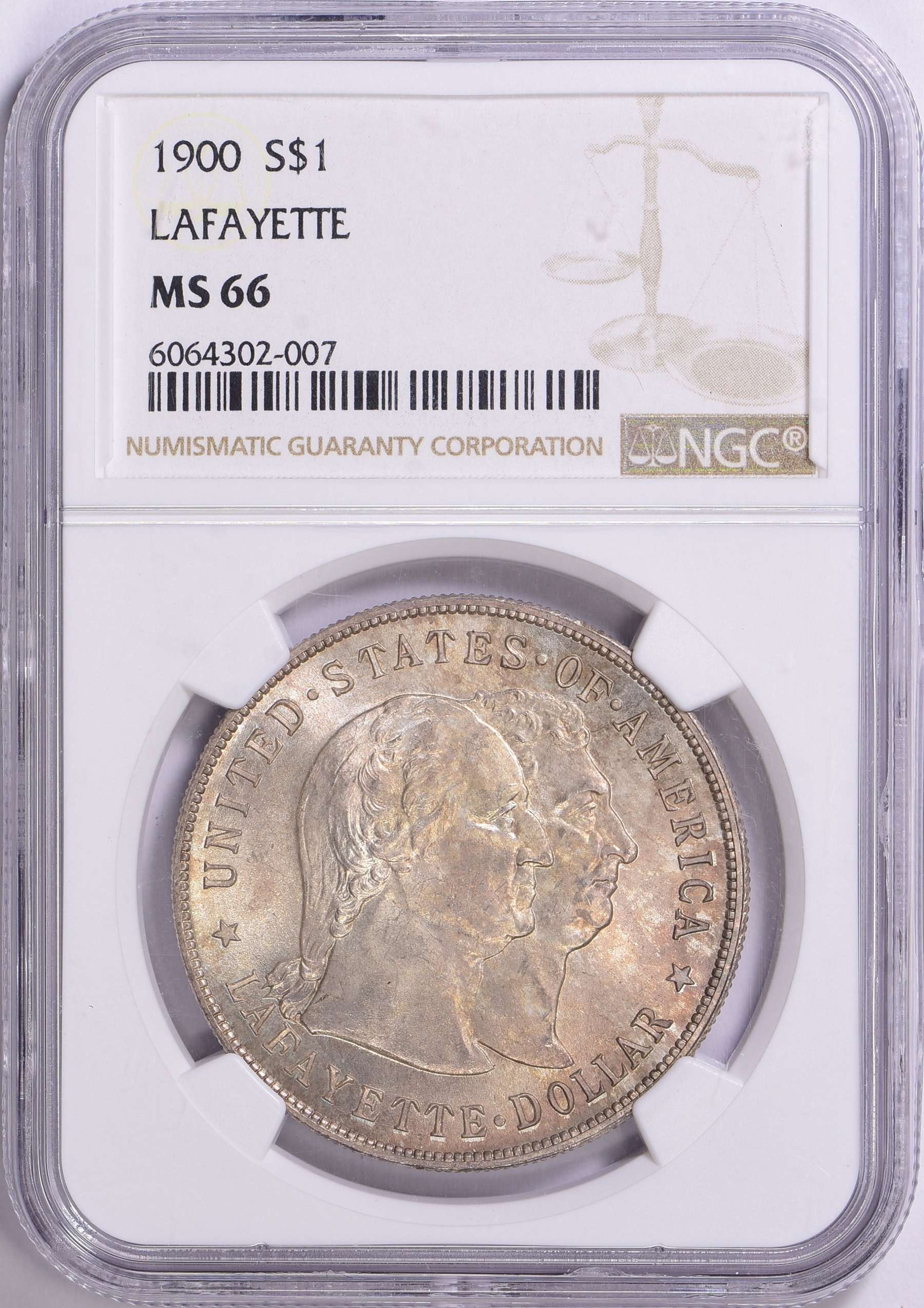 1900 Lafayette Dollar NGC MS-66 (Item 1717083) | GreatCollections Coin ...