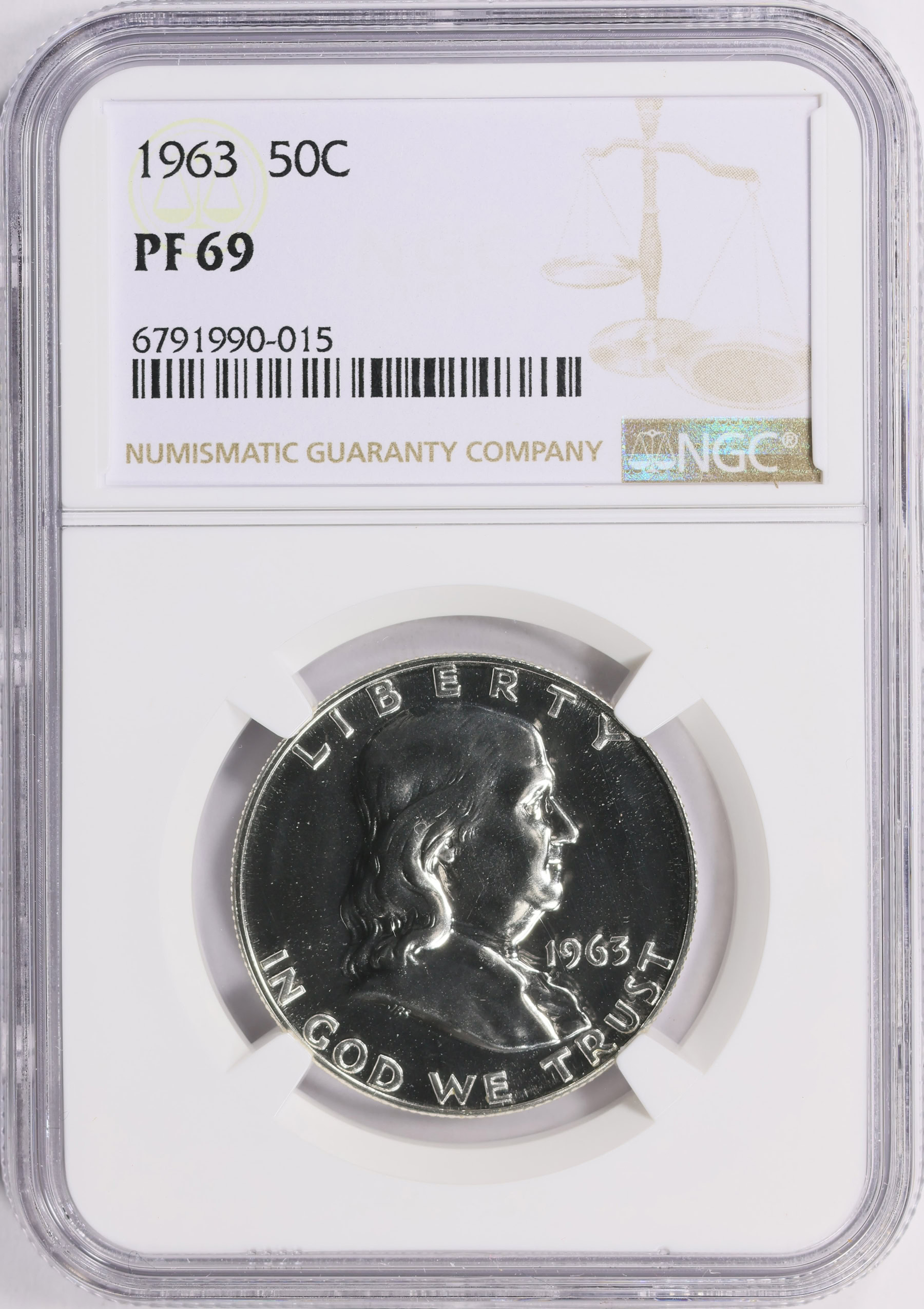 1963 Franklin Half Dollar NGC Proof-69 (Item 1717267 ...