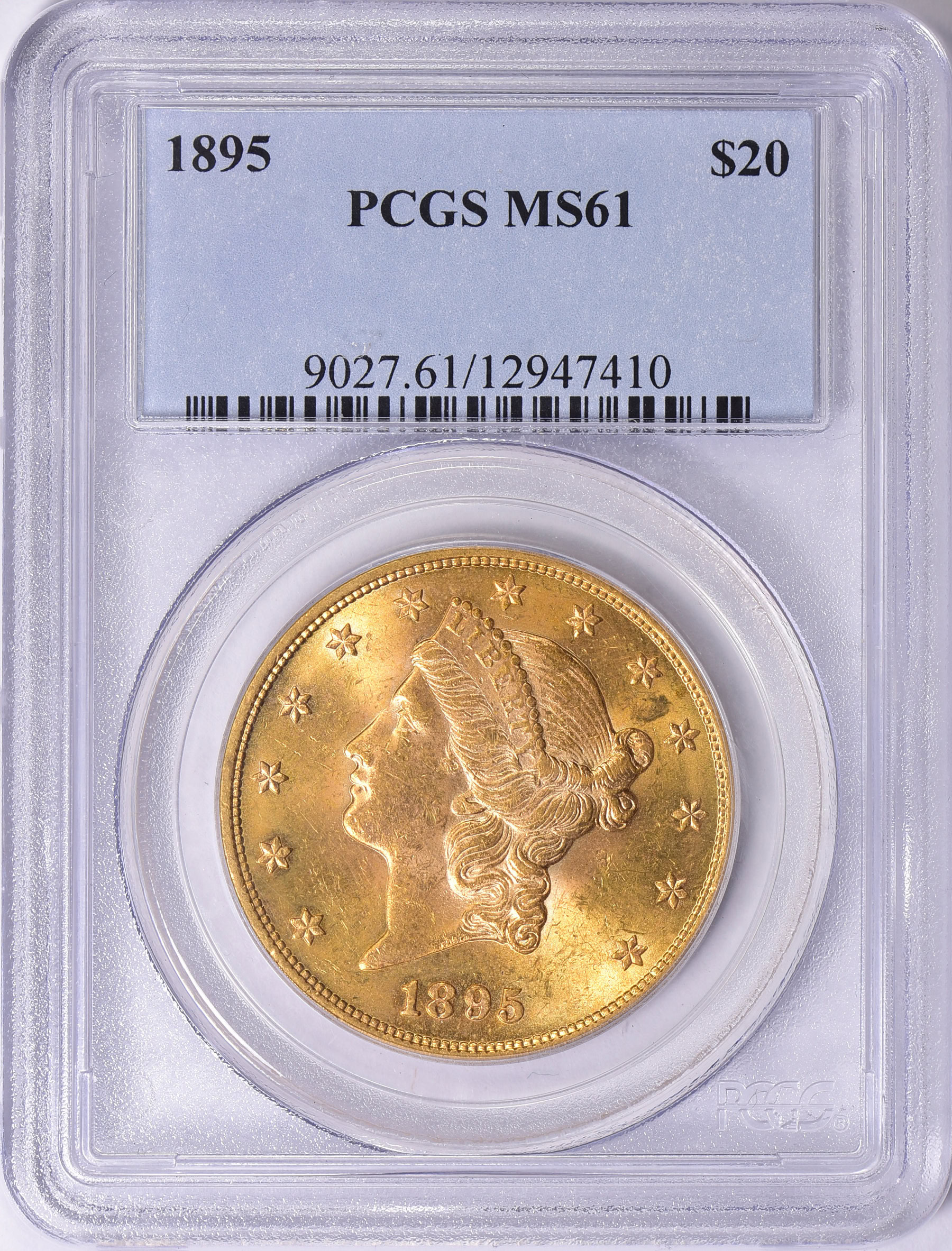 1895 Liberty Gold Double Eagle PCGS MS-61 (Item 1718679) | GreatCollections Coin Auctions