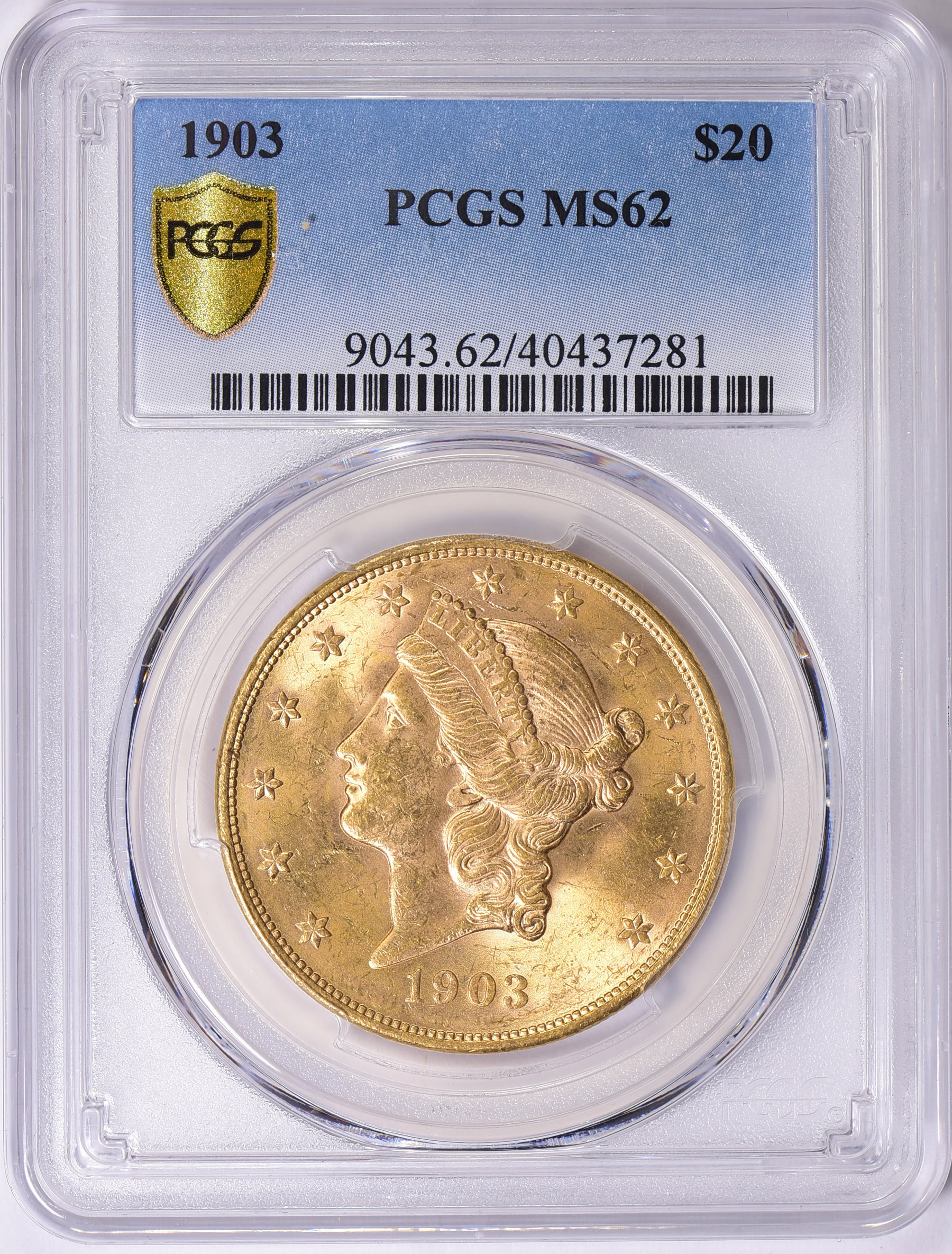 1903 Liberty Gold Double Eagle PCGS MS-62 (Item 1718683 ...