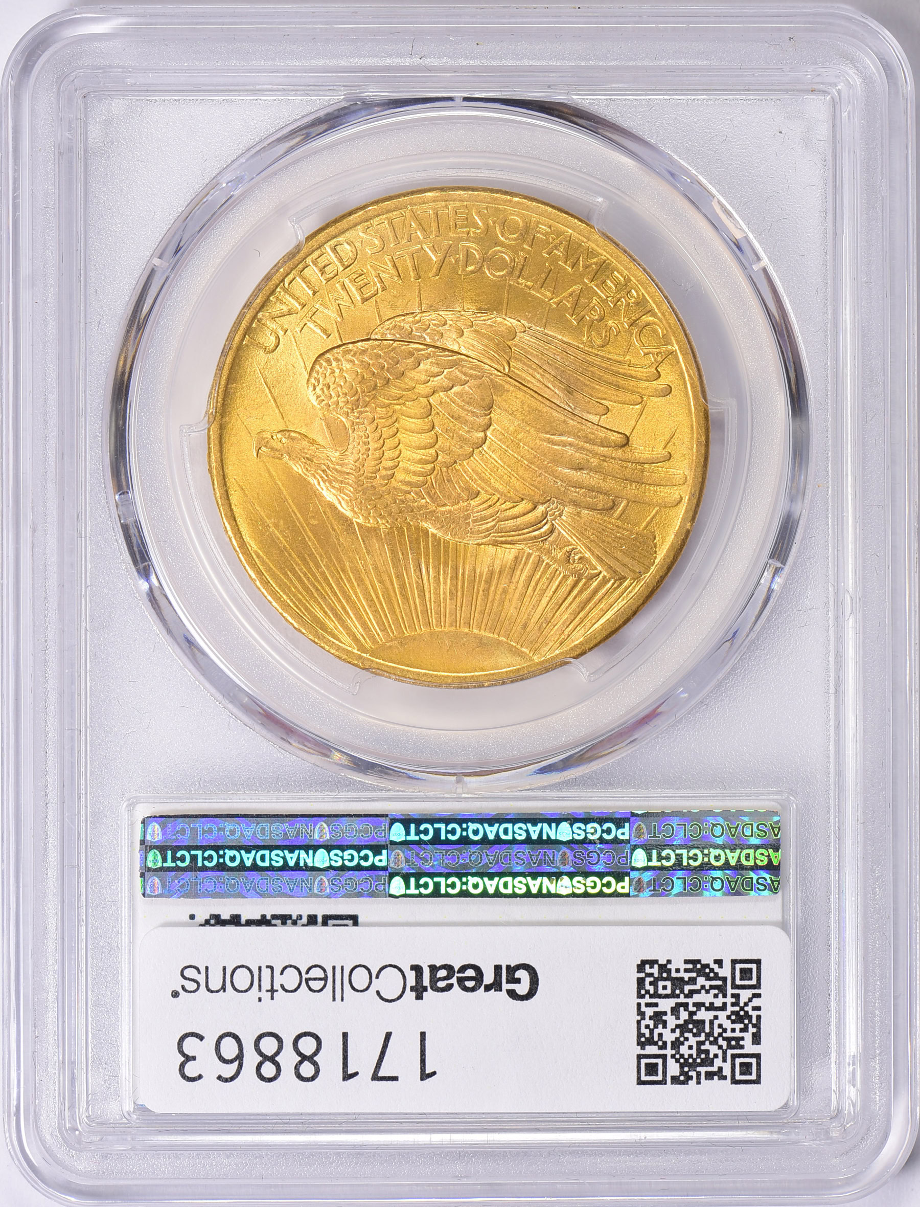 1908 Saint-Gaudens Gold Double Eagle No Motto PCGS MS-66+ (Item 1718863 ...