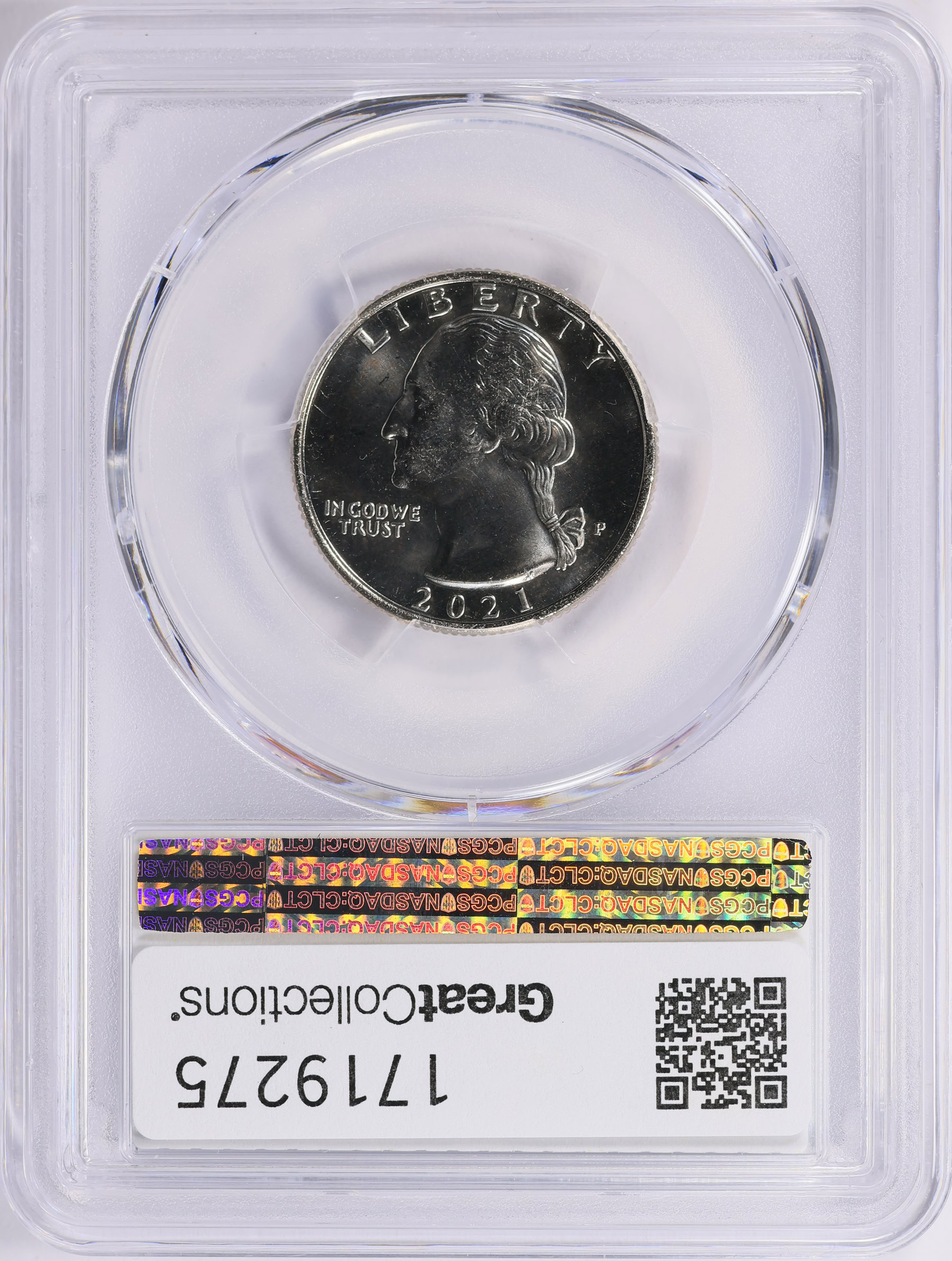 2021-P America the Beautiful Quarter Crossing the Delaware From the UNC ...