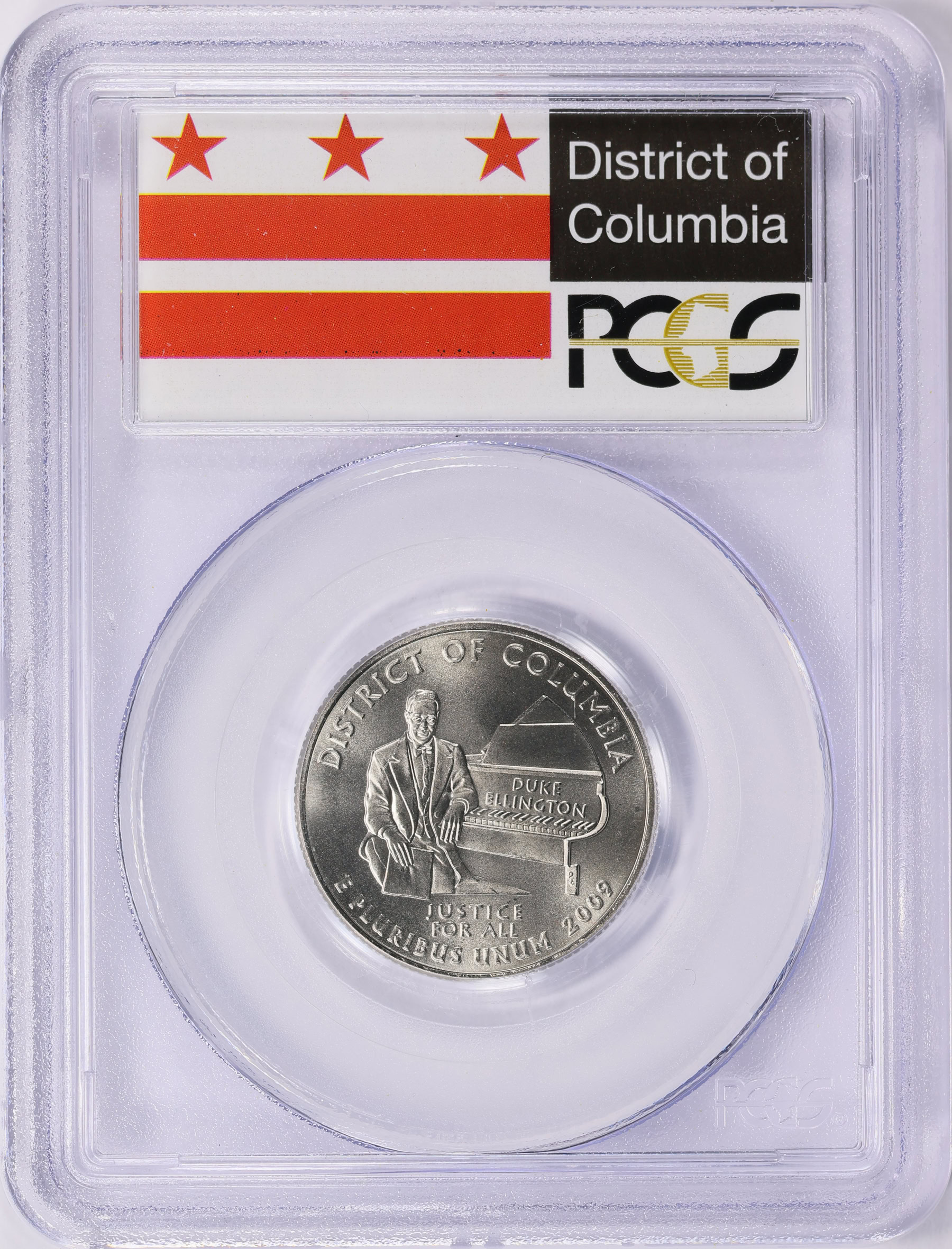 2009-D U.S. Territories Quarter Washington DC Satin Finish PCGS SP-68 ...