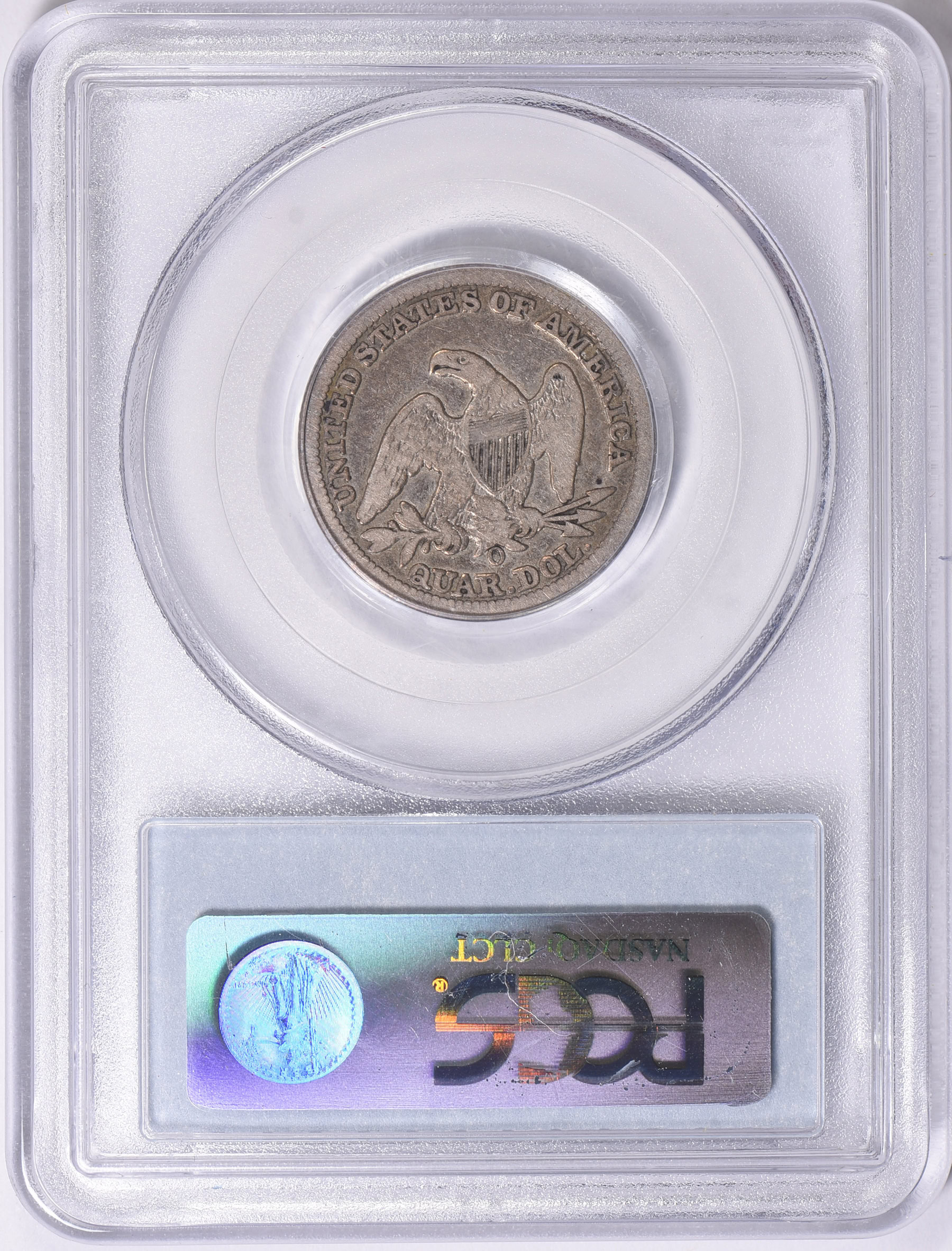 1849-O Seated Liberty Quarter PCGS VG-08 (Toned) (Item 1719516) | GreatCollections Coin Auctions