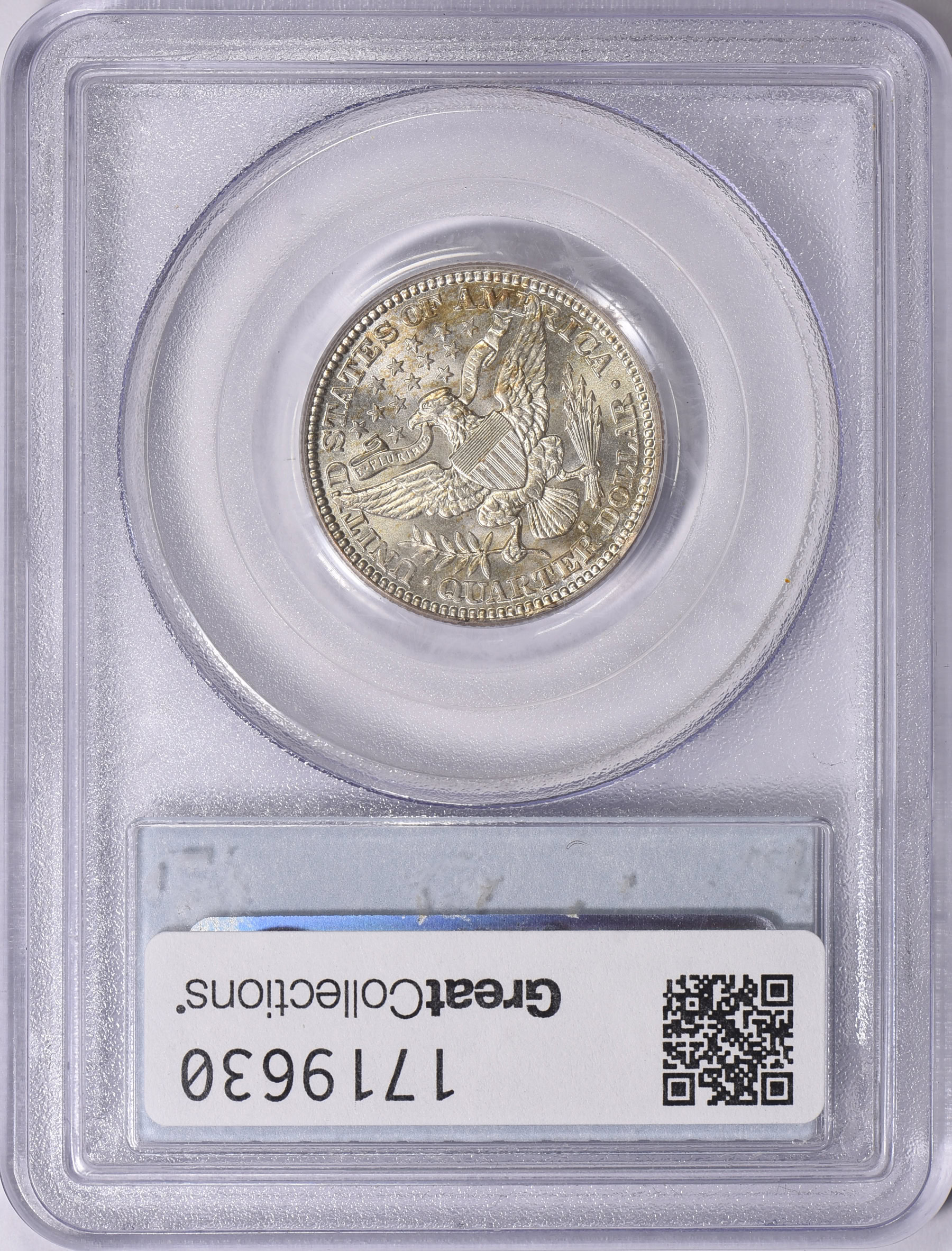 1911-S Barber Quarter PCGS MS-66 (CAC Green) (Item 1719630) | GreatCollections Coin Auctions