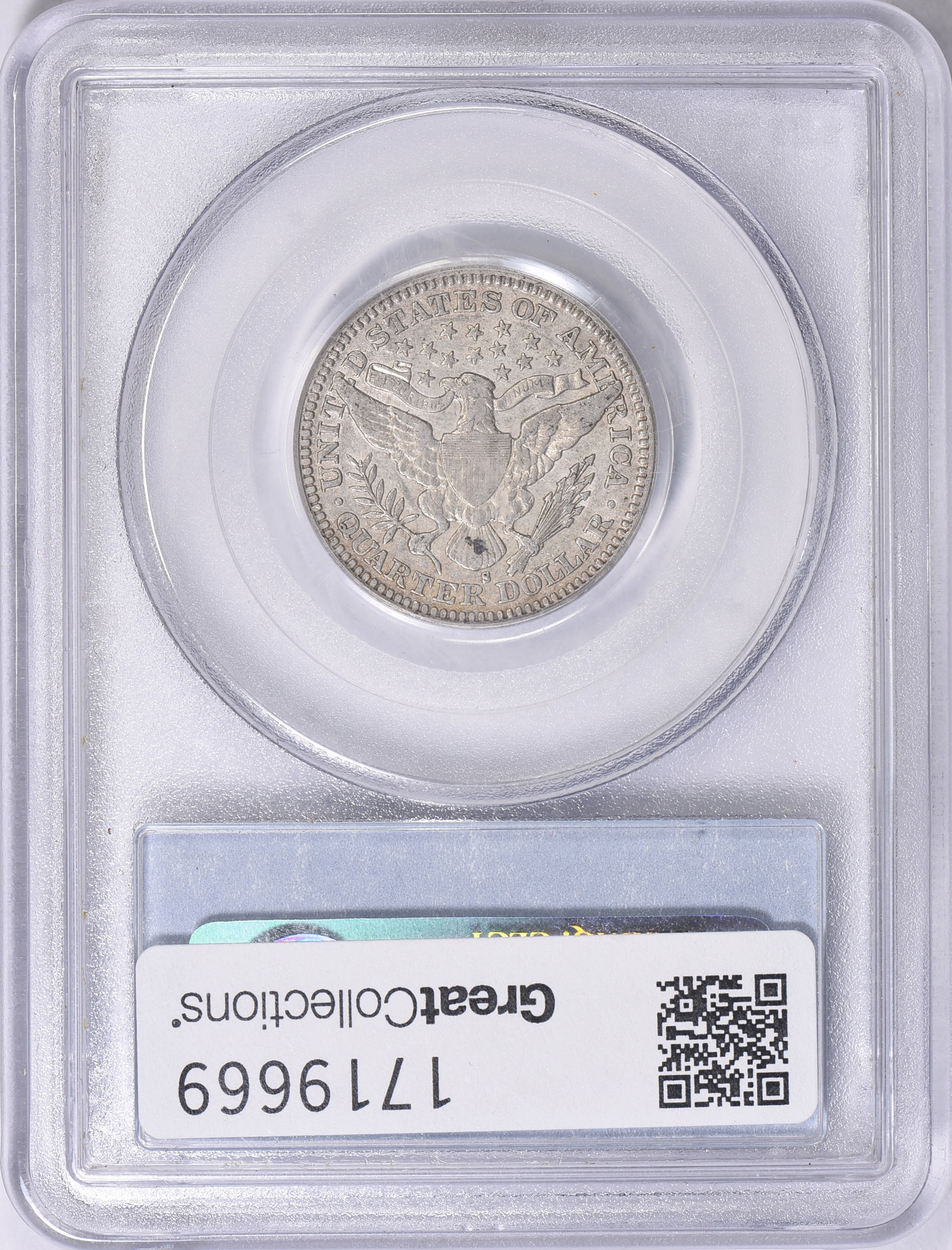 1903-S Barber Quarter PCGS XF-45 (Item 1719669) | GreatCollections Coin Auctions
