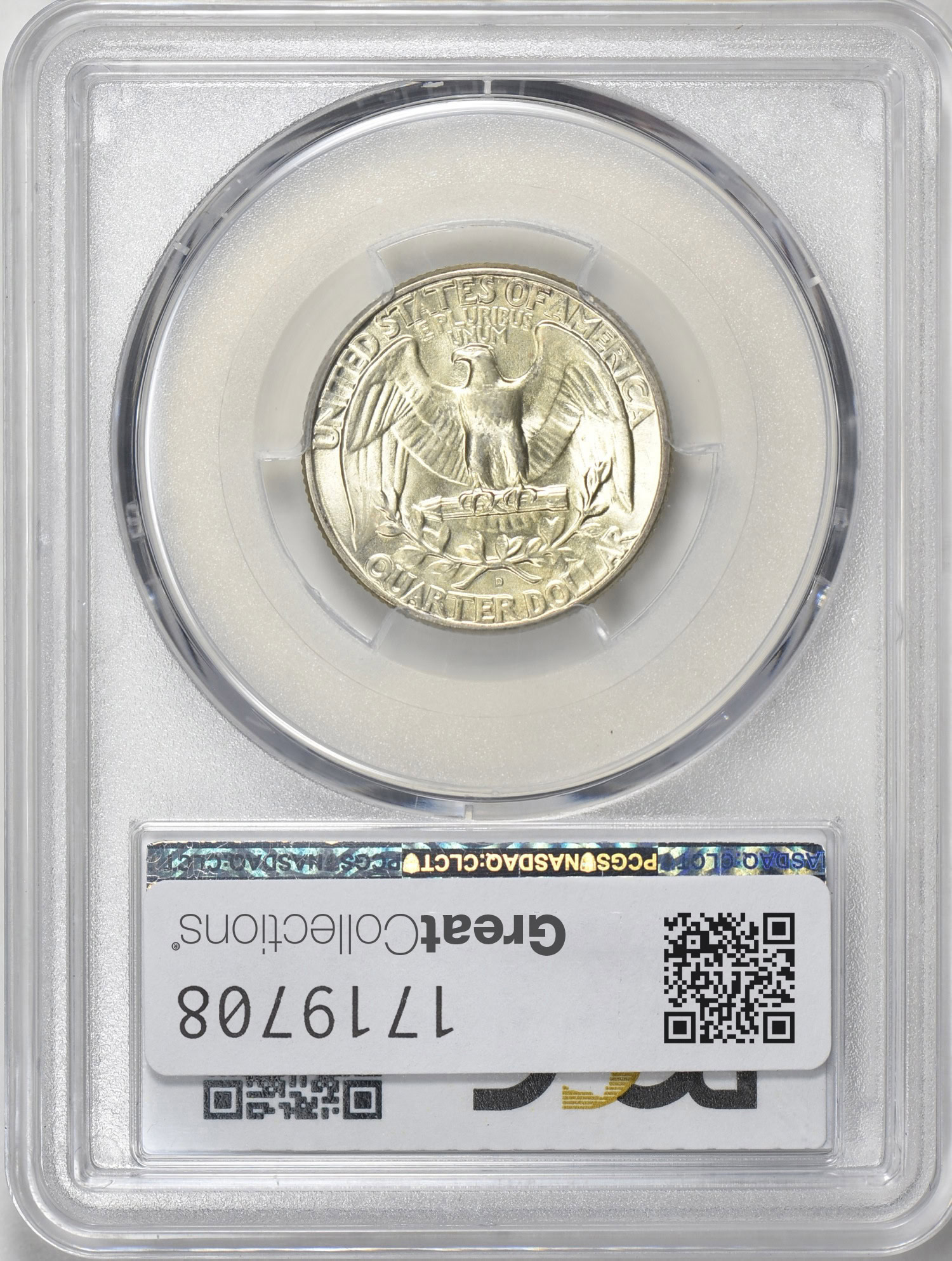 1947-D Washington Quarter PCGS MS-66+ (Item 1719708) | GreatCollections Coin Auctions