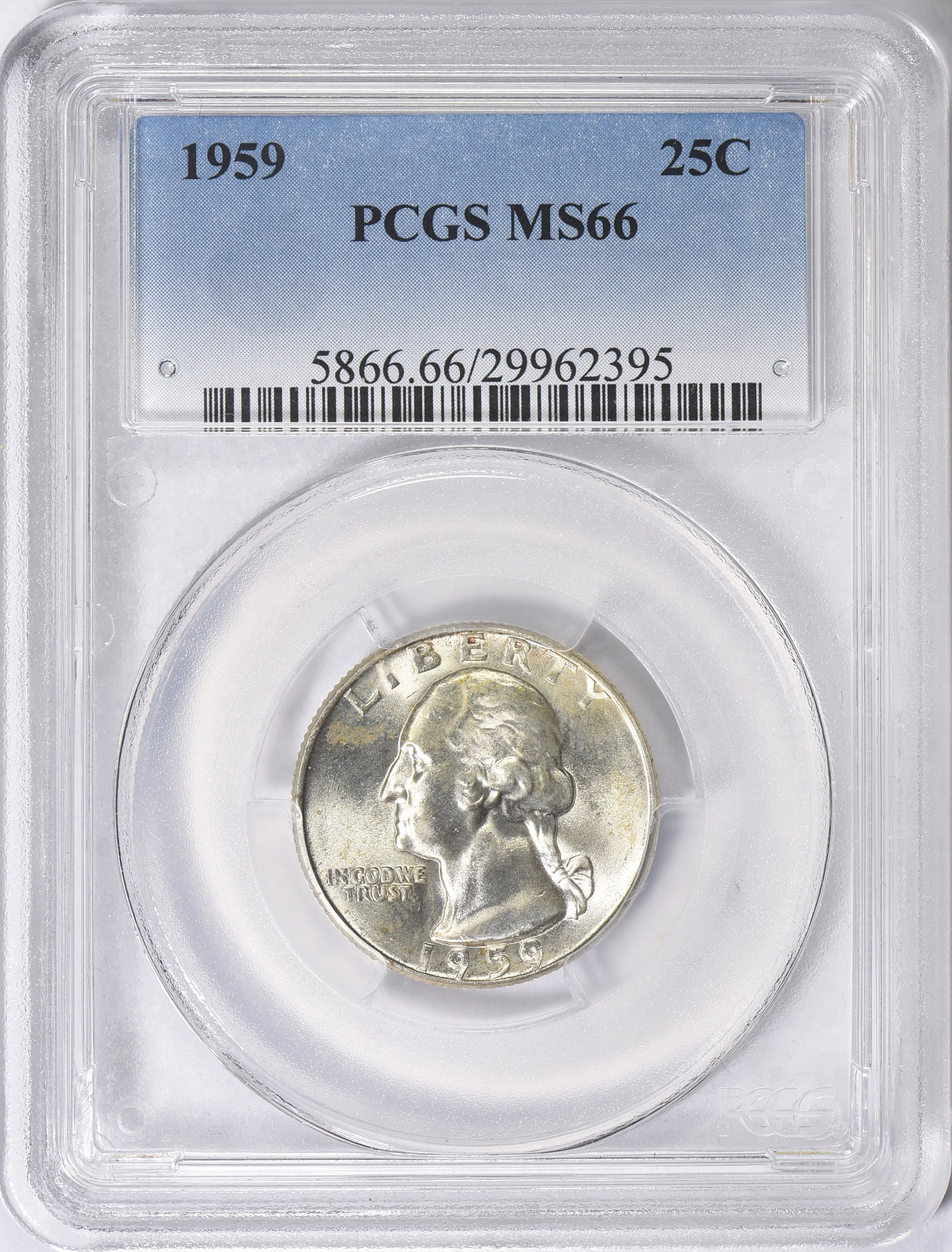1959 Washington Quarter PCGS MS-66 (Item 1719717) | GreatCollections Coin Auctions