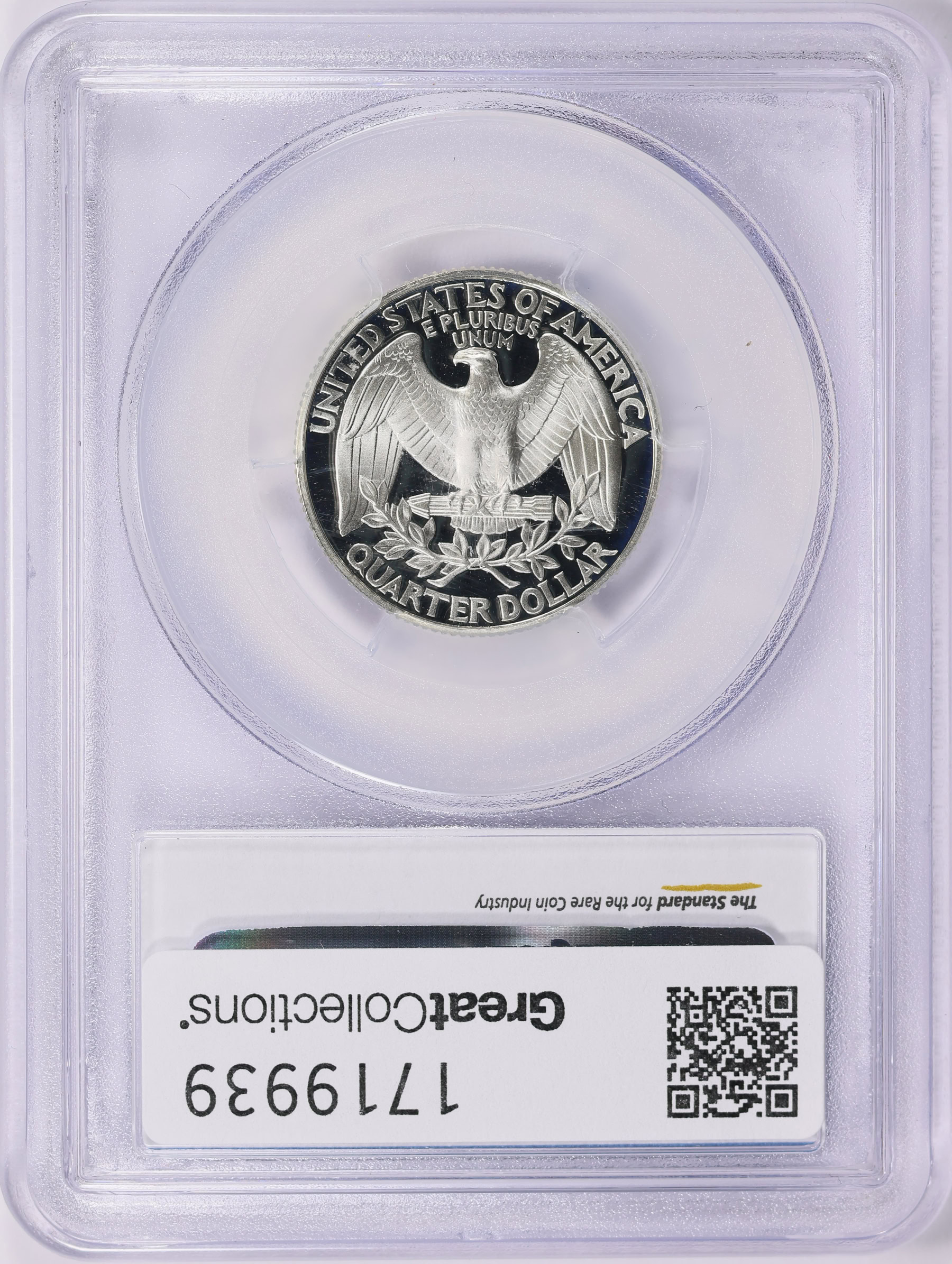 1998-S Washington Quarter Silver PCGS Proof-70 DCAM (Item 1719939 ...