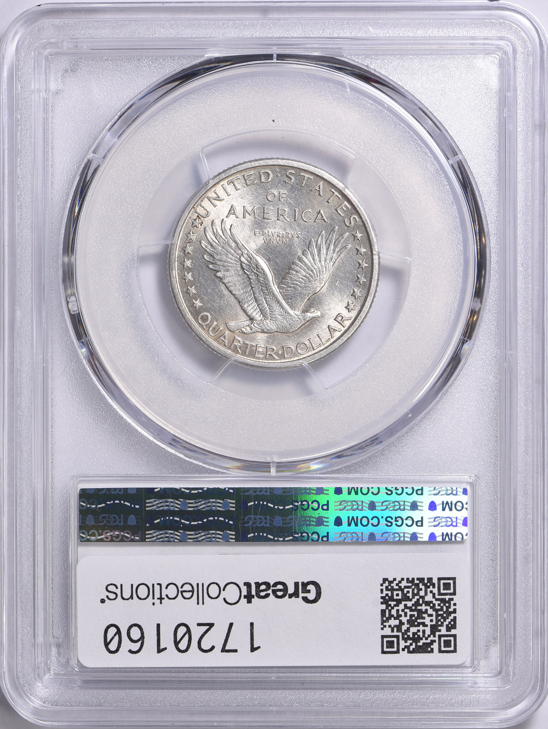1917-D Standing Liberty Quarter Type 1 PCGS Genuine Unc Details (Item ...