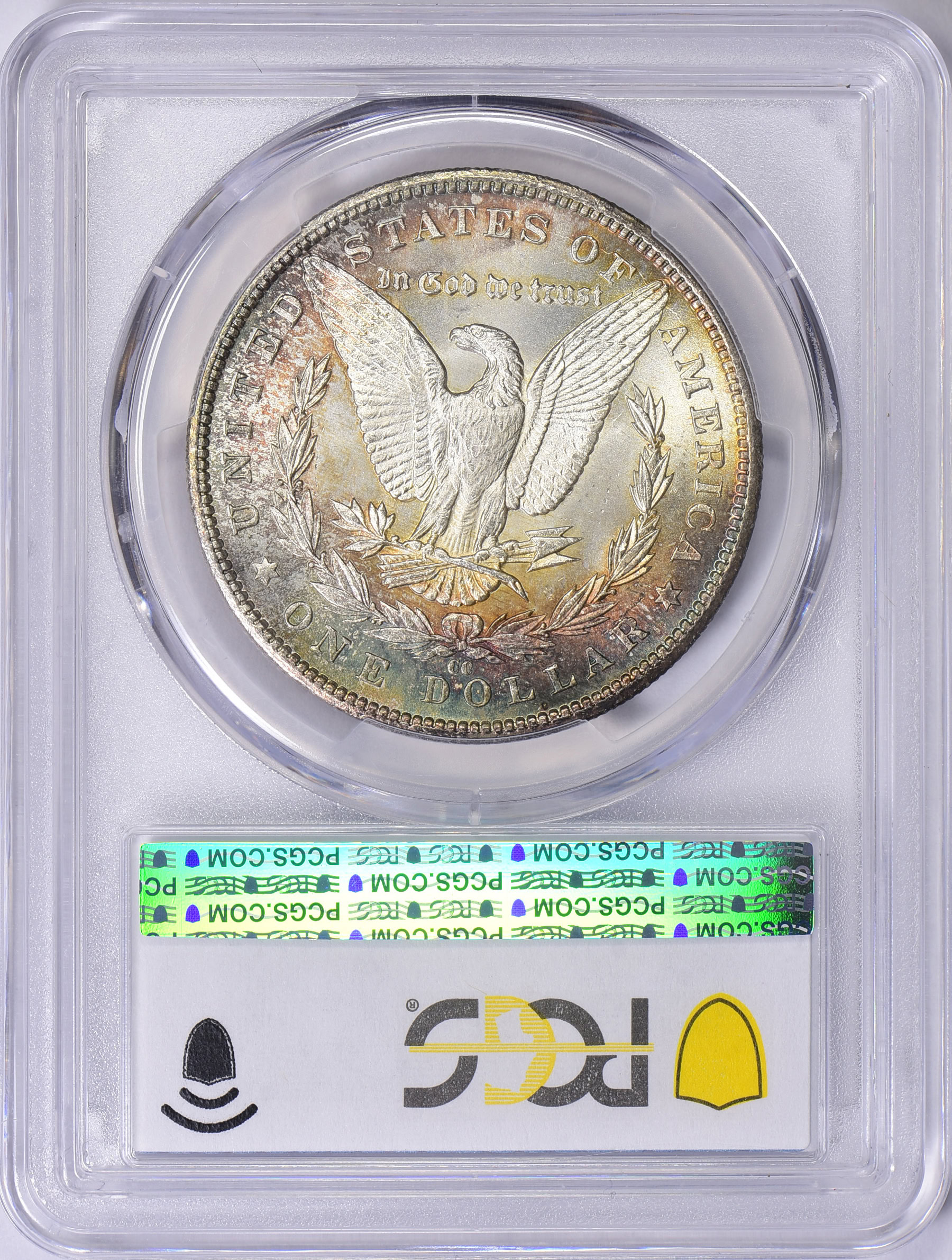 1885-CC Morgan Silver Dollar PCGS MS-64 (Toned) (Item 1720359) | GreatCollections Coin Auctions