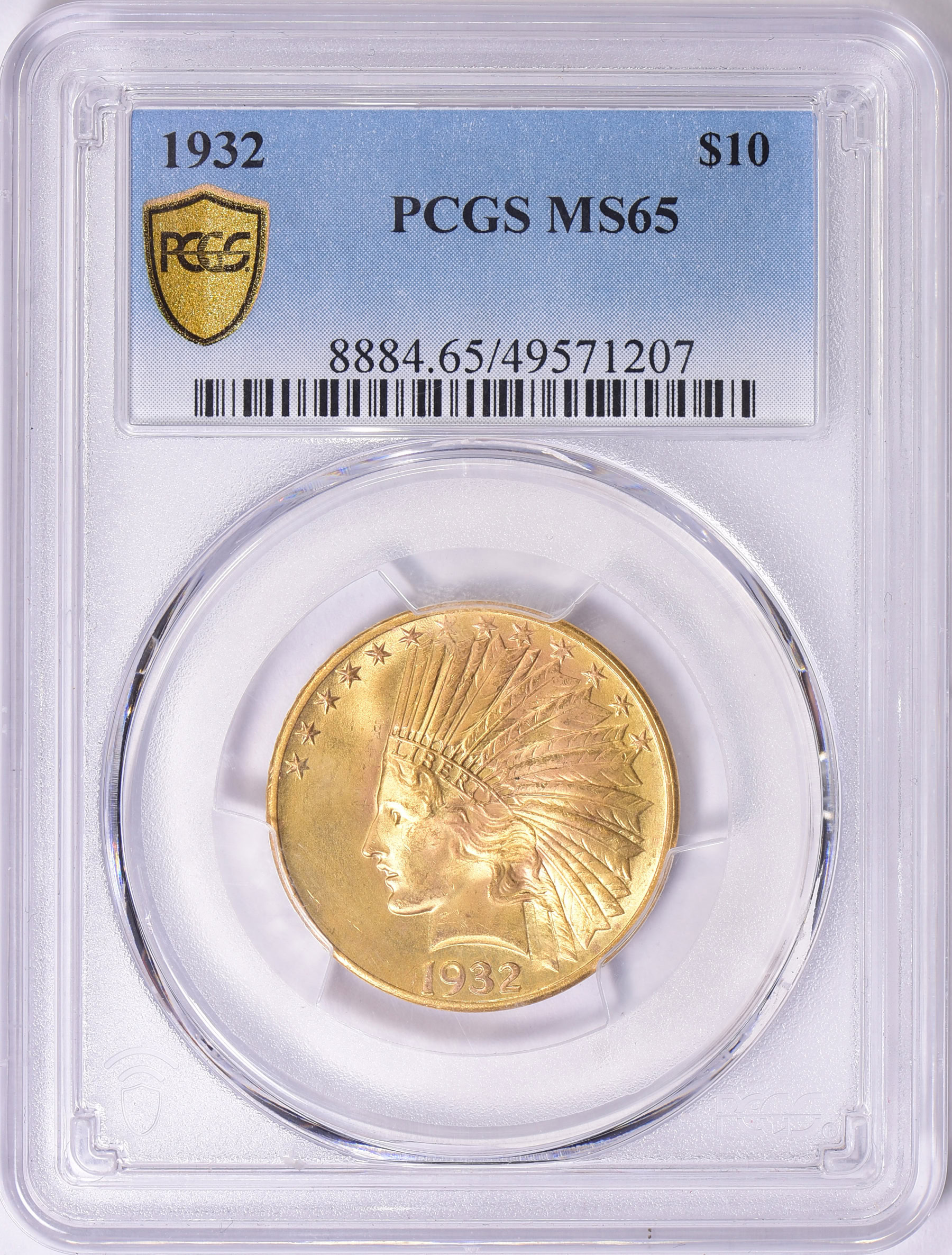 1932 Indian Gold Eagle PCGS MS-65 (Item 1720552) | GreatCollections Coin Auctions