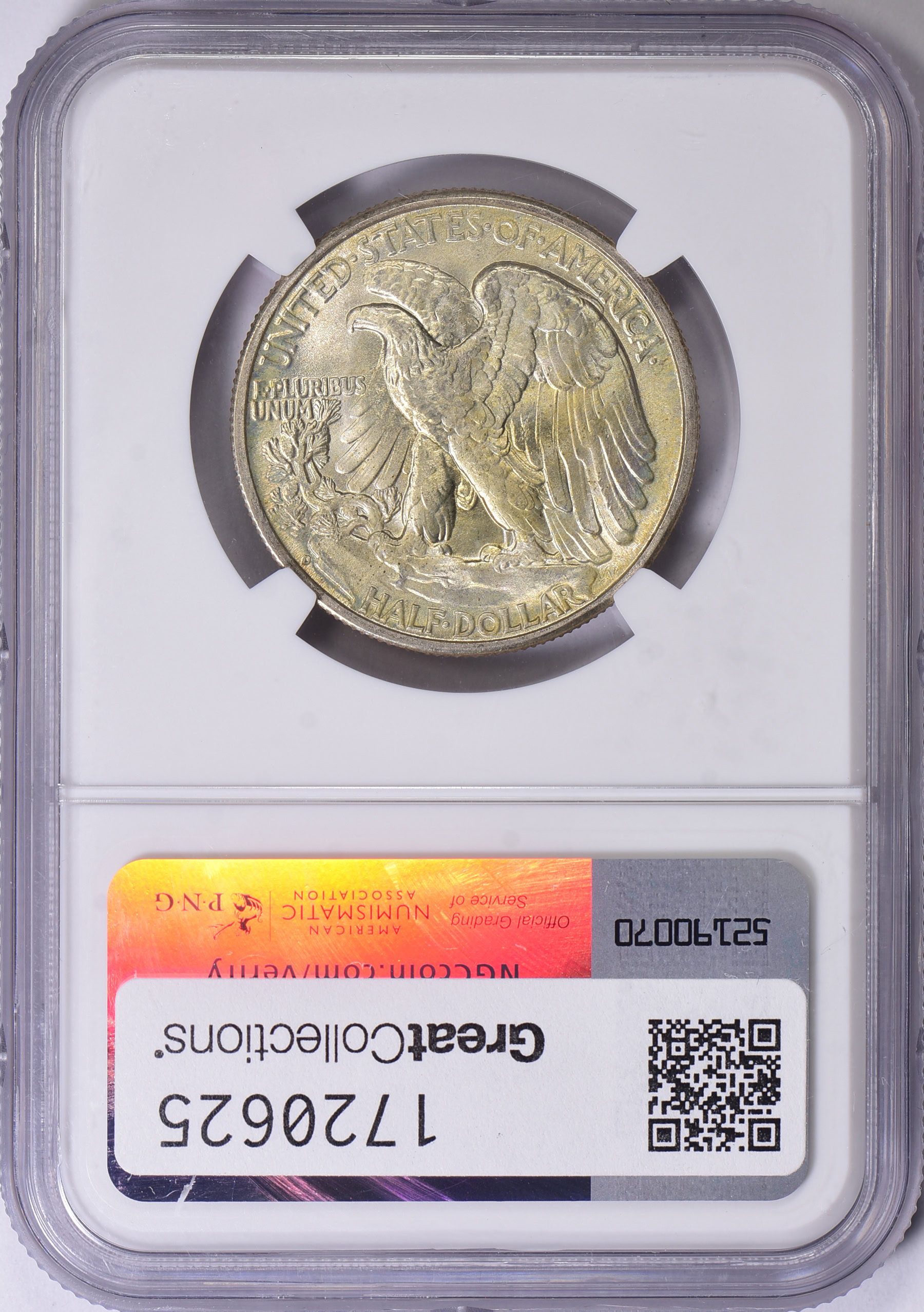 1946-D Walking Liberty Half Dollar NGC MS-67 (Item 1720625) | GreatCollections Coin Auctions