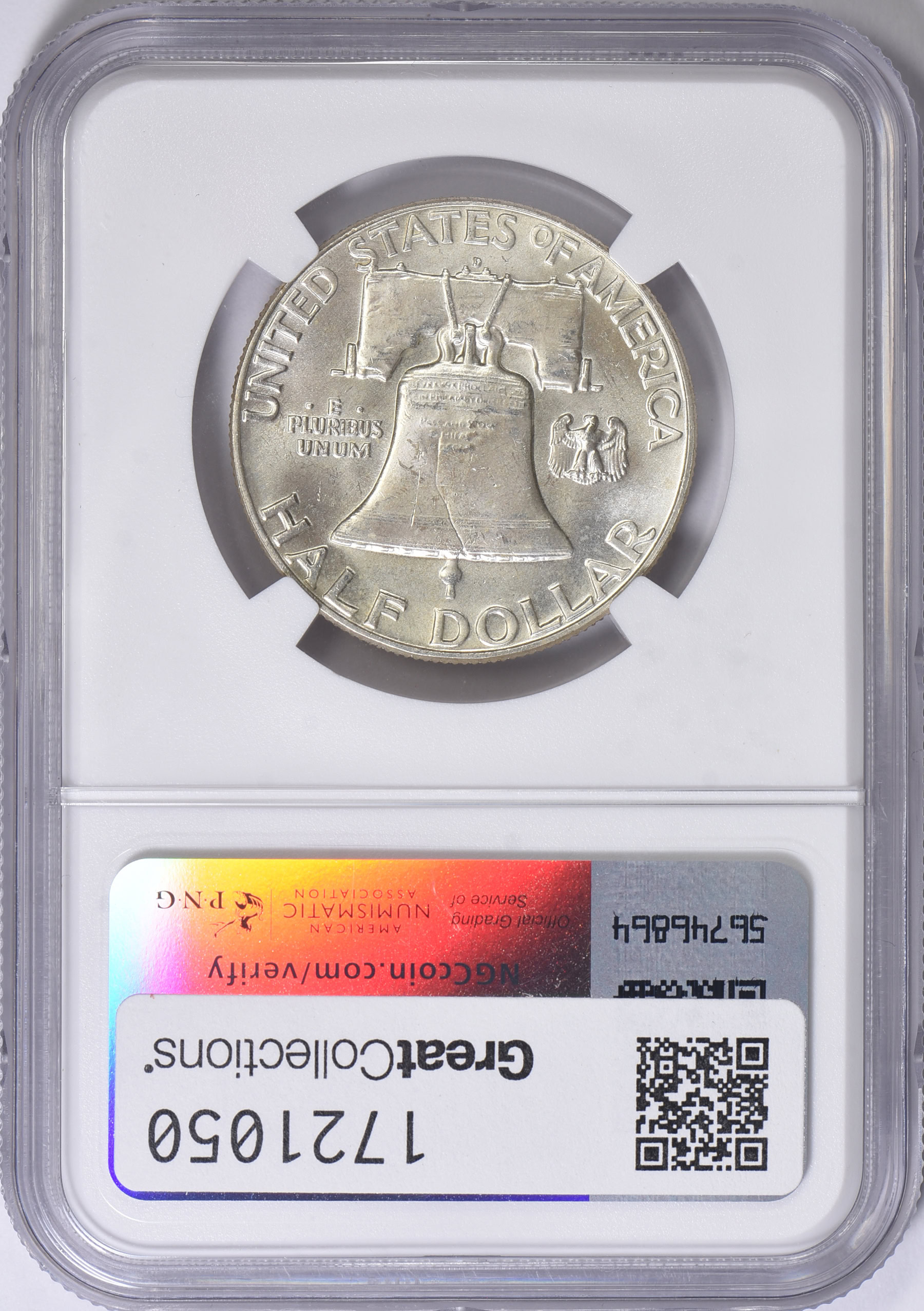 1963-D Franklin Half Dollar NGC MS-64 (Bill Fivaz Signed Label) (Item ...