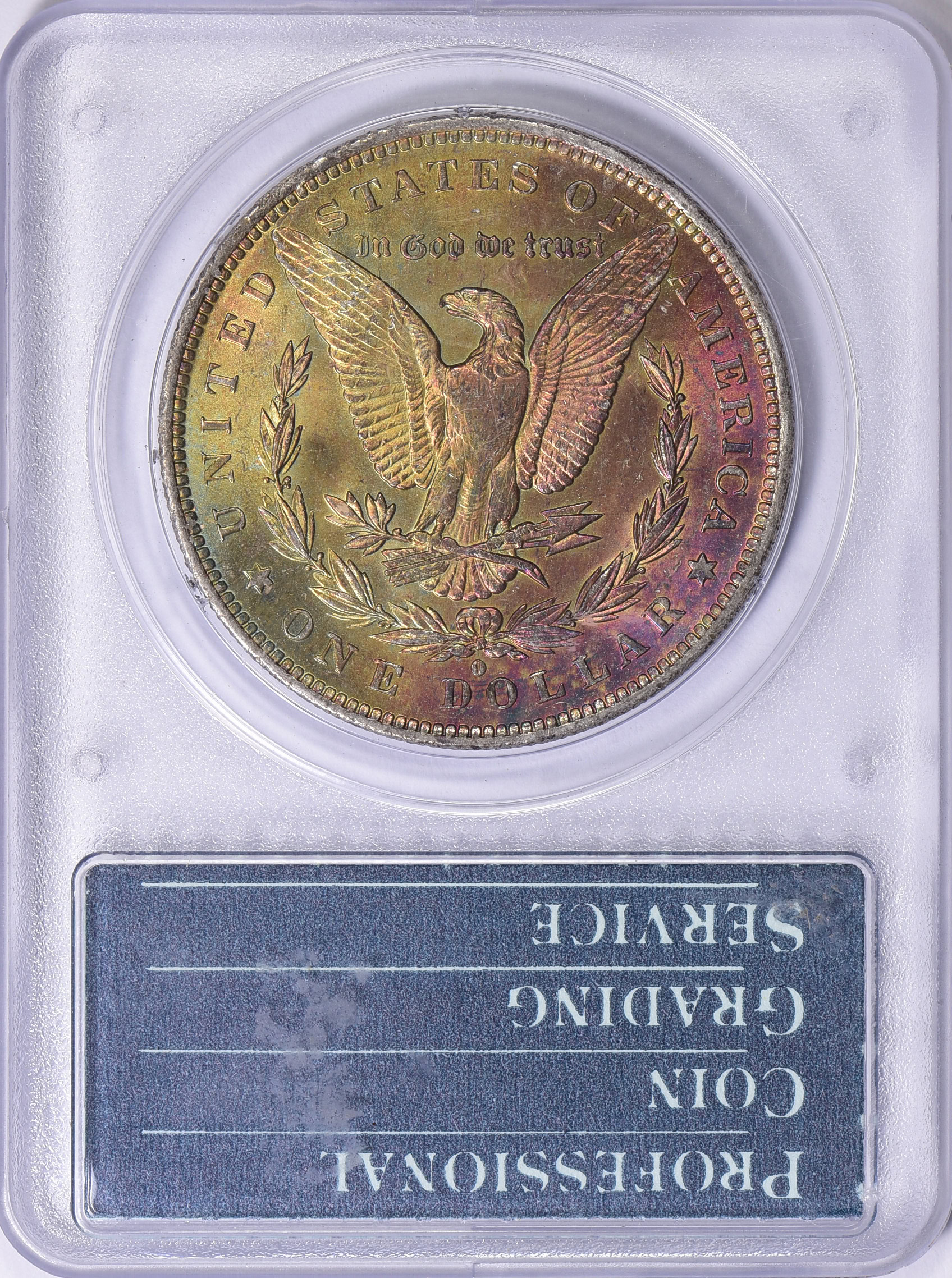 1883-O Morgan Silver Dollar PCGS MS-63 (CAC Green) (Toned) OGH (1st Gen) (Item 1721173 ...