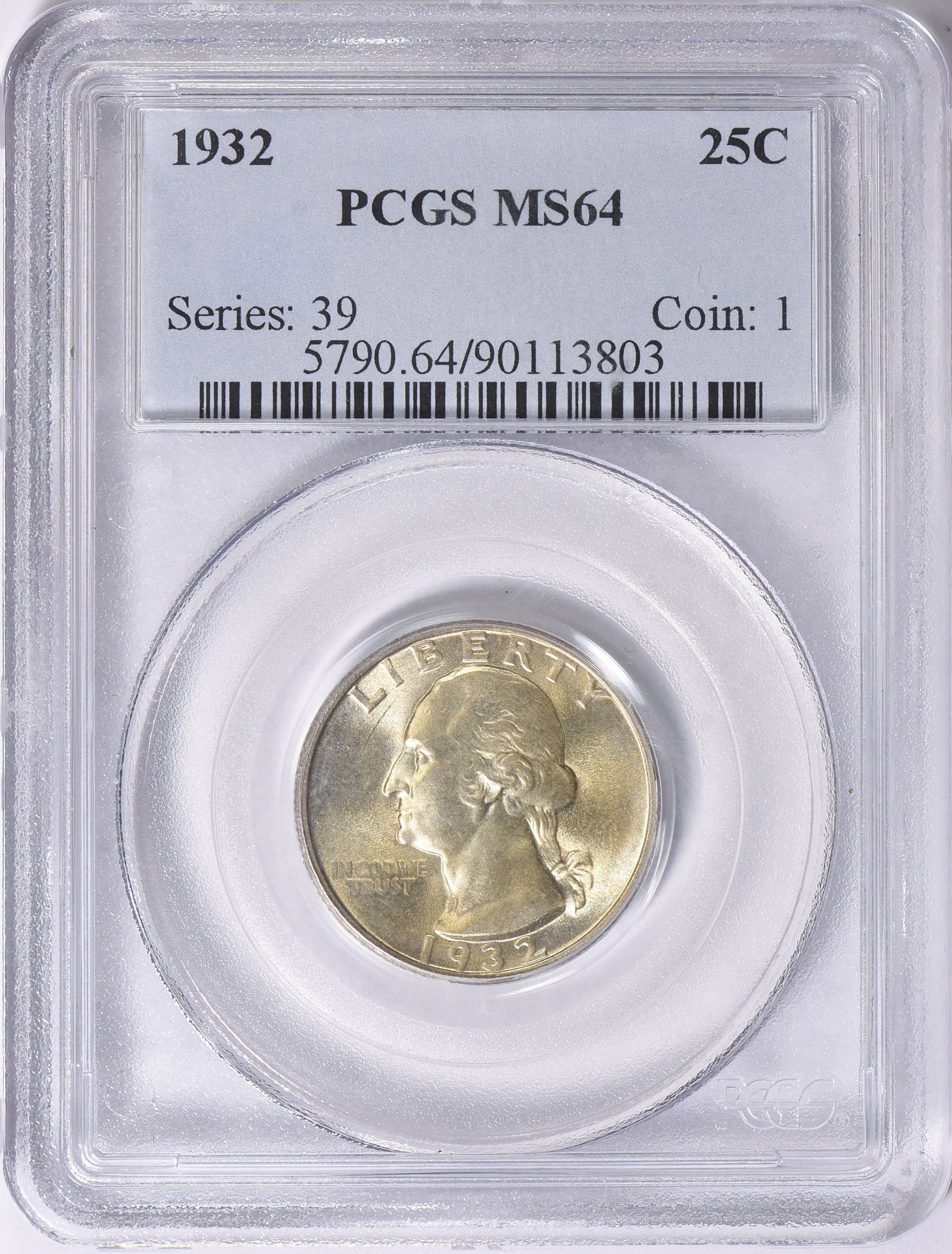 1932 Washington Quarter PCGS MS-64 (Item 1721397) | GreatCollections Coin Auctions