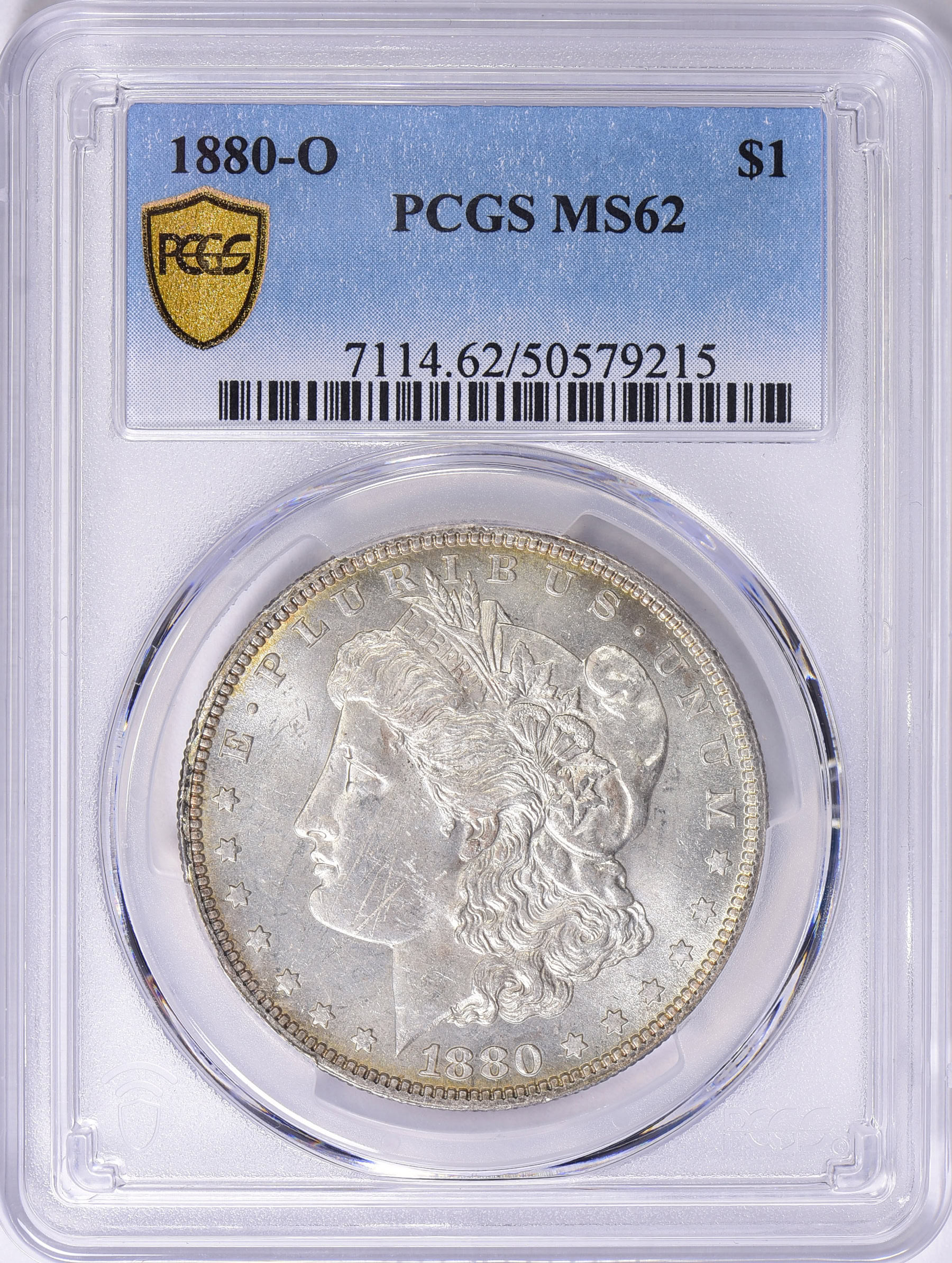 1880-O Morgan Silver Dollar PCGS MS-62 (Item 1721997) | GreatCollections Coin Auctions