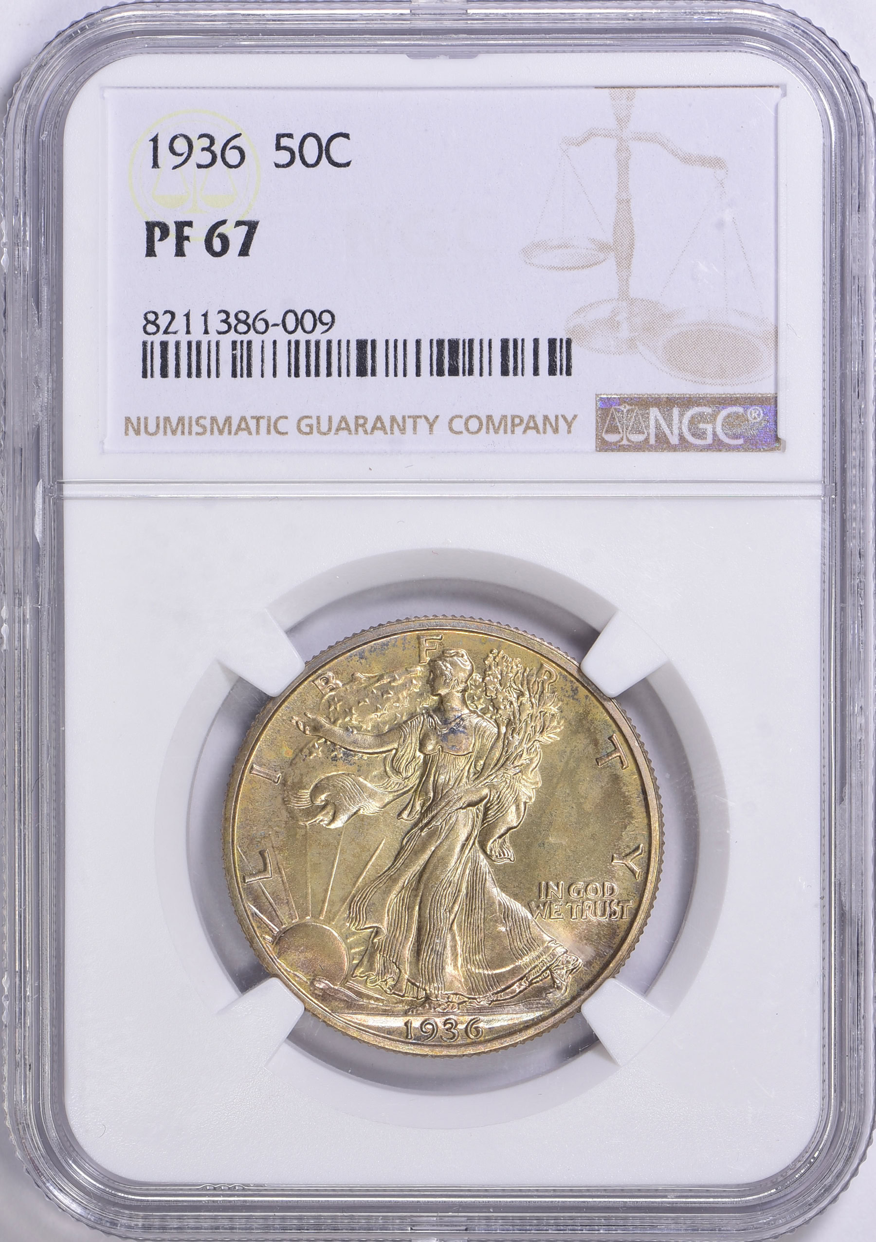 1936 Walking Liberty Half Dollar NGC Proof-67 (Item 1722083 ...