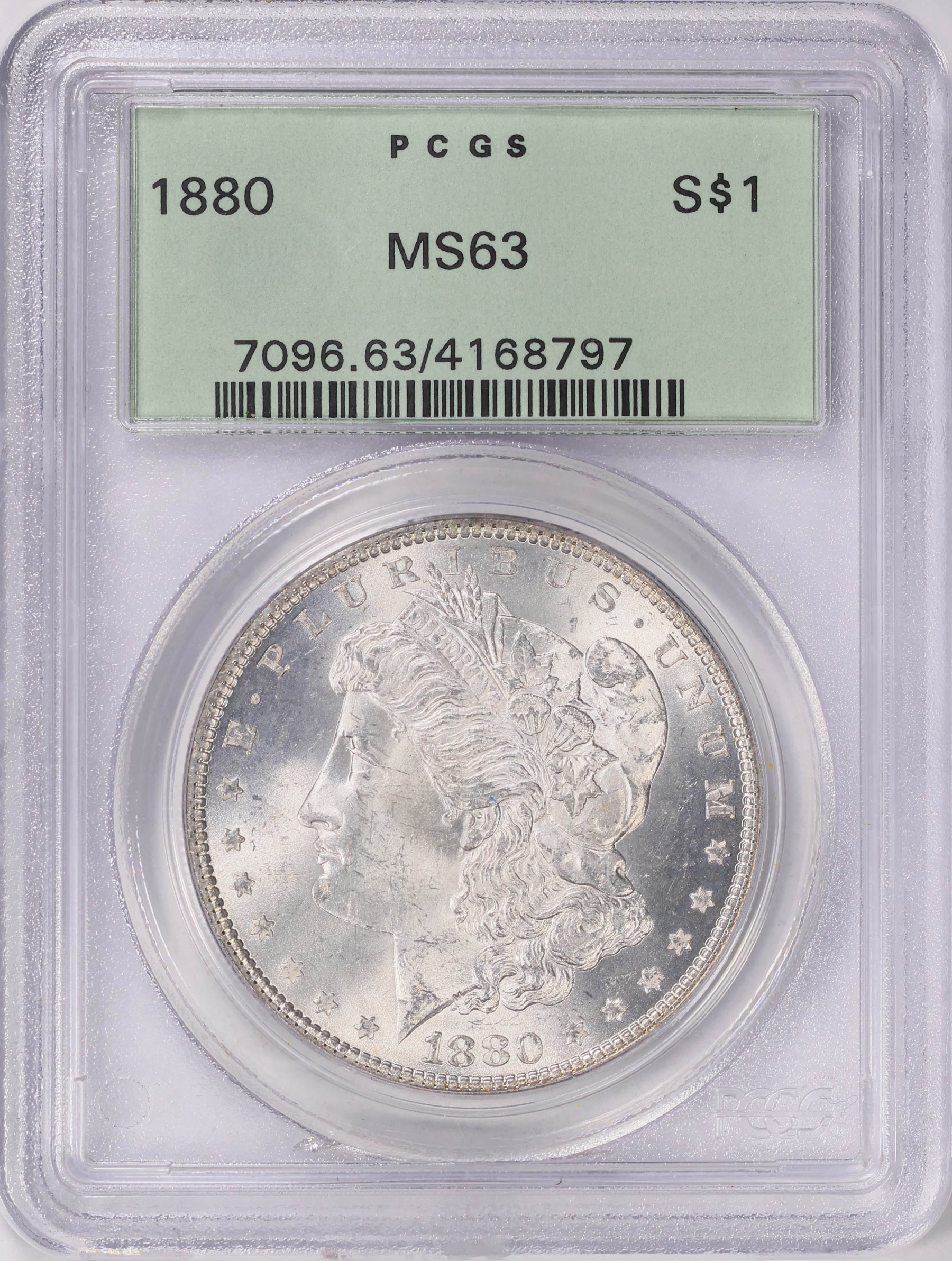 1880 Morgan Silver Dollar PCGS MS-63 OGH (Item 1722125 ...