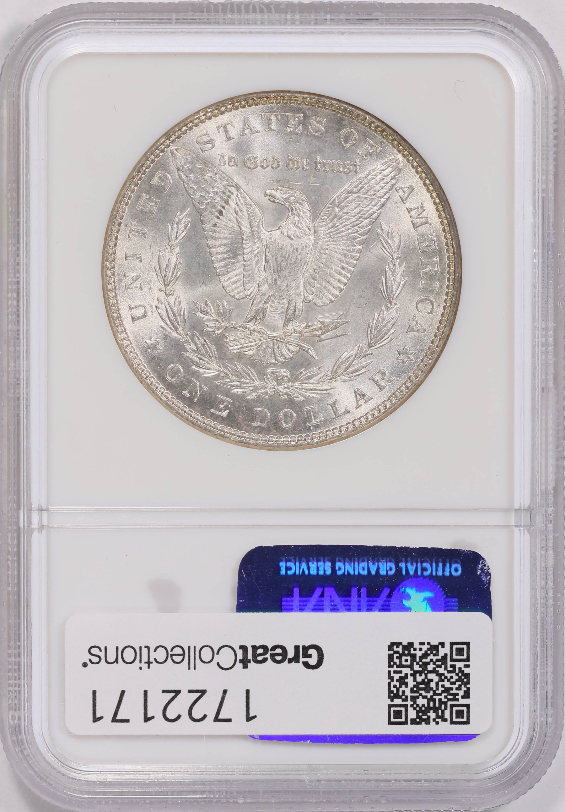 1887 Morgan Silver Dollar DDO Alligator Eye VAM-12 Top 100 NGC MS-64 ...