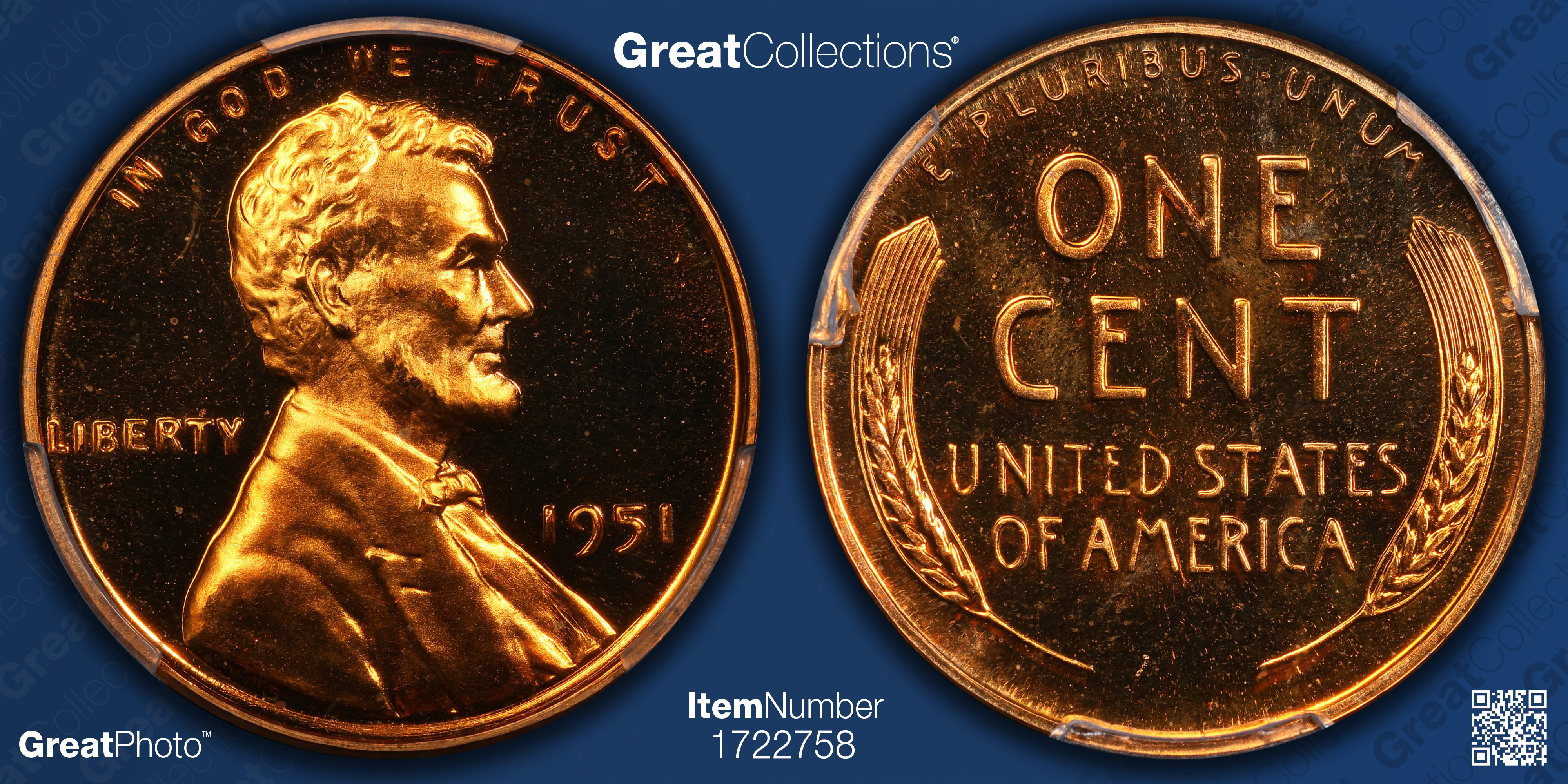 1951 Lincoln Cent Doubled Die Obverse FS-101 PCGS Proof-67+ CAMEO (The ...