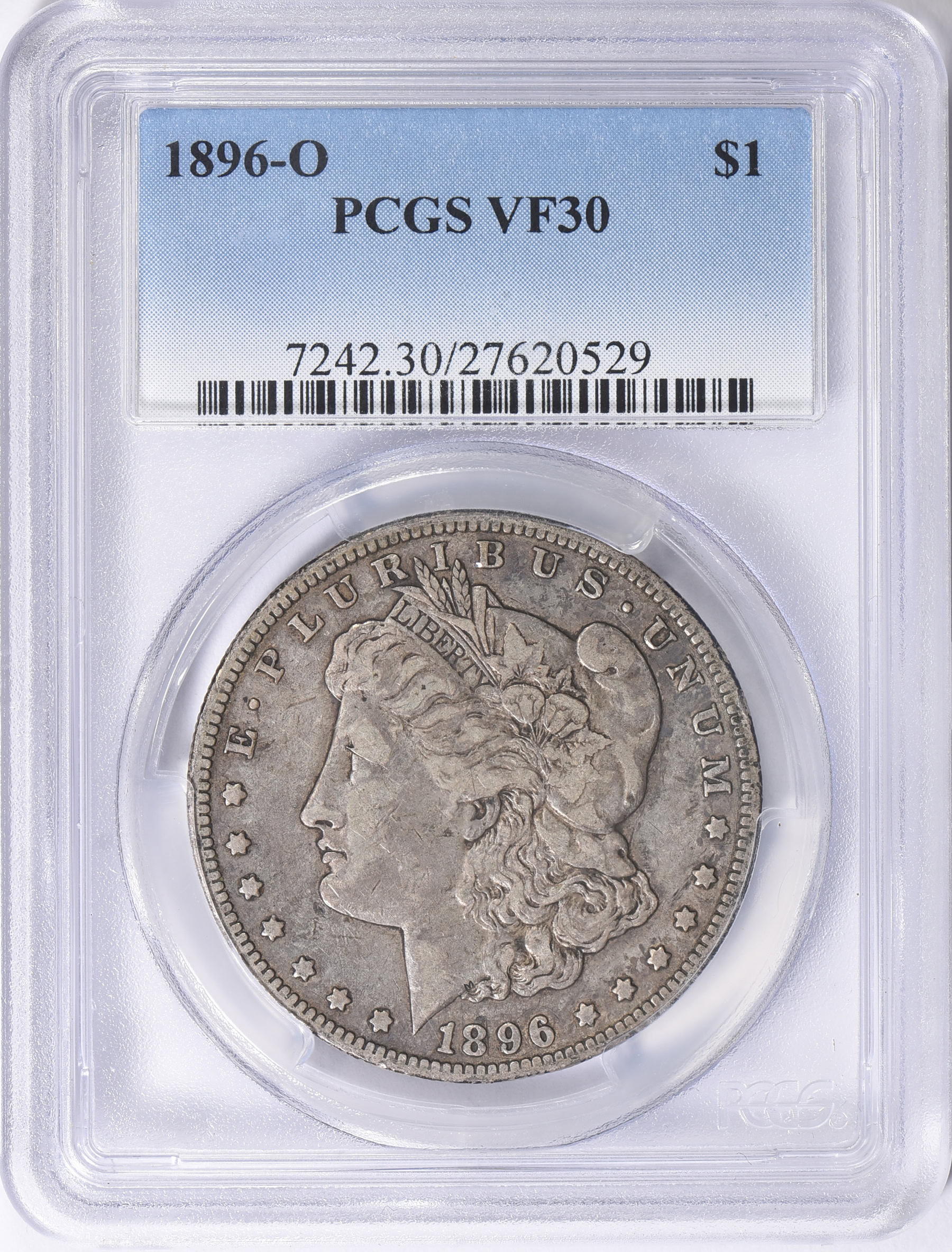1896-O Morgan Silver Dollar PCGS VF-30 (Item 1722982) | GreatCollections Coin Auctions
