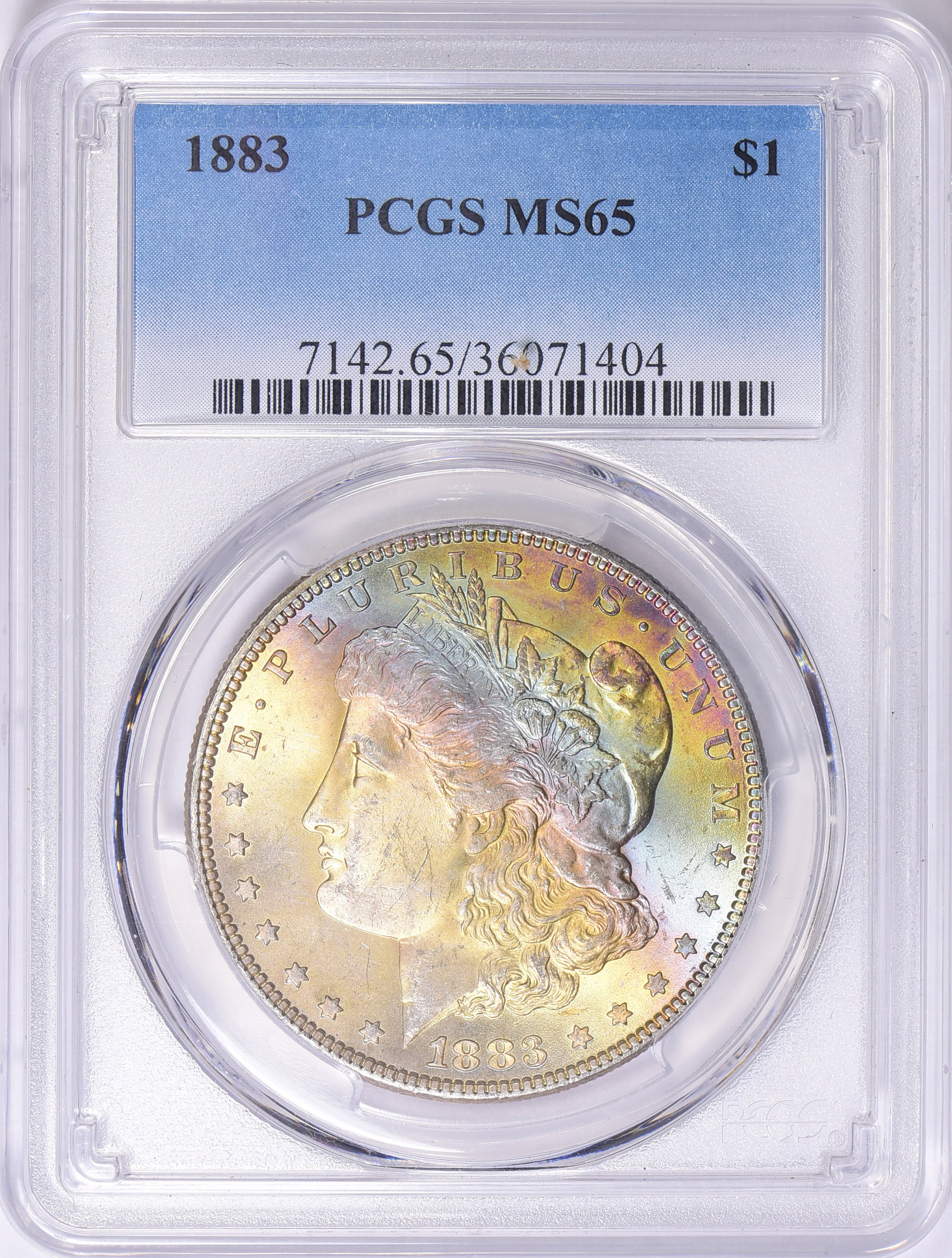 1883 Morgan Silver Dollar PCGS MS-65 (VSS VAM-11) (Toned) (Item 1723020) | GreatCollections Coin ...