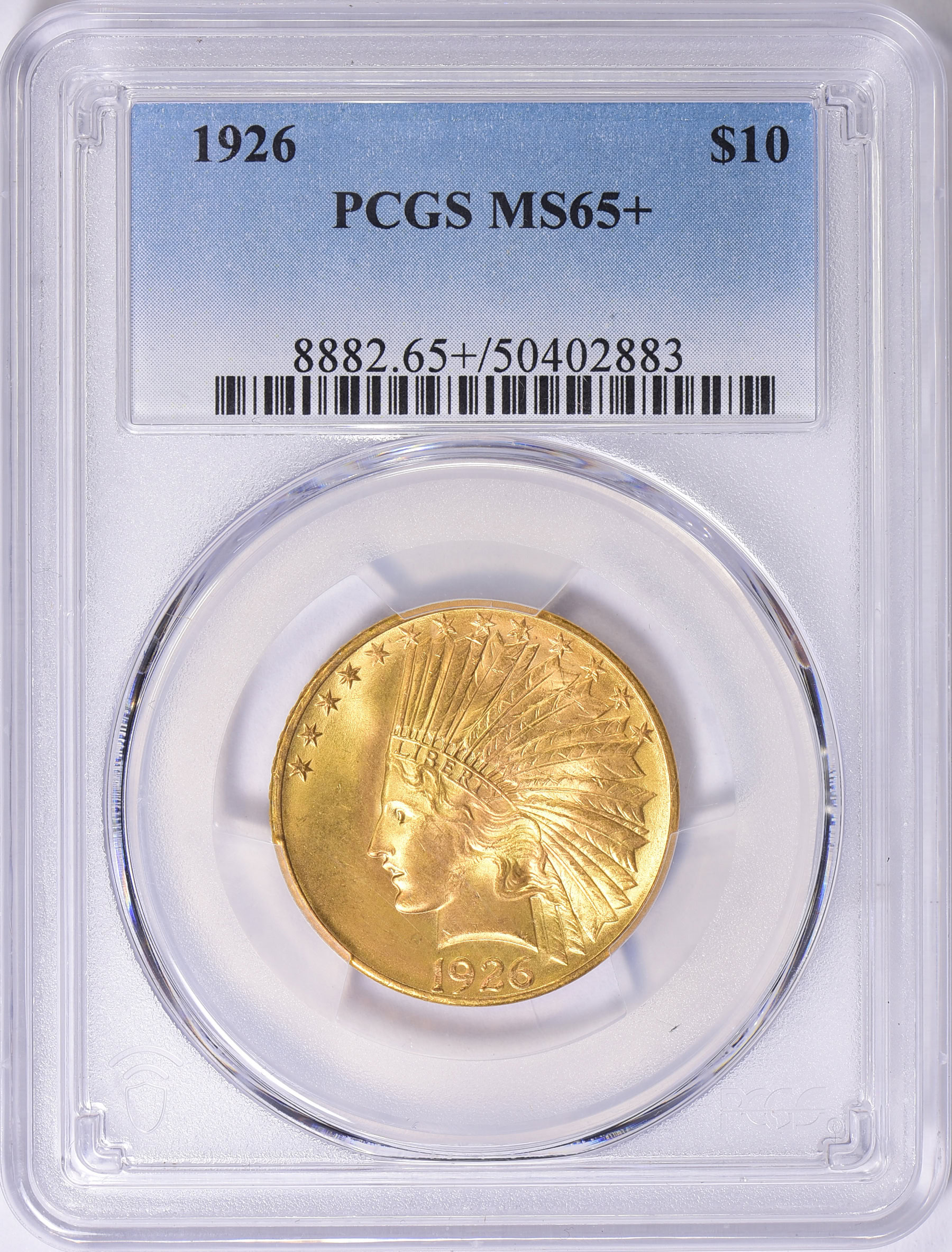 1926 Indian Gold Eagle PCGS MS-65+ (Item 1723337) | GreatCollections ...