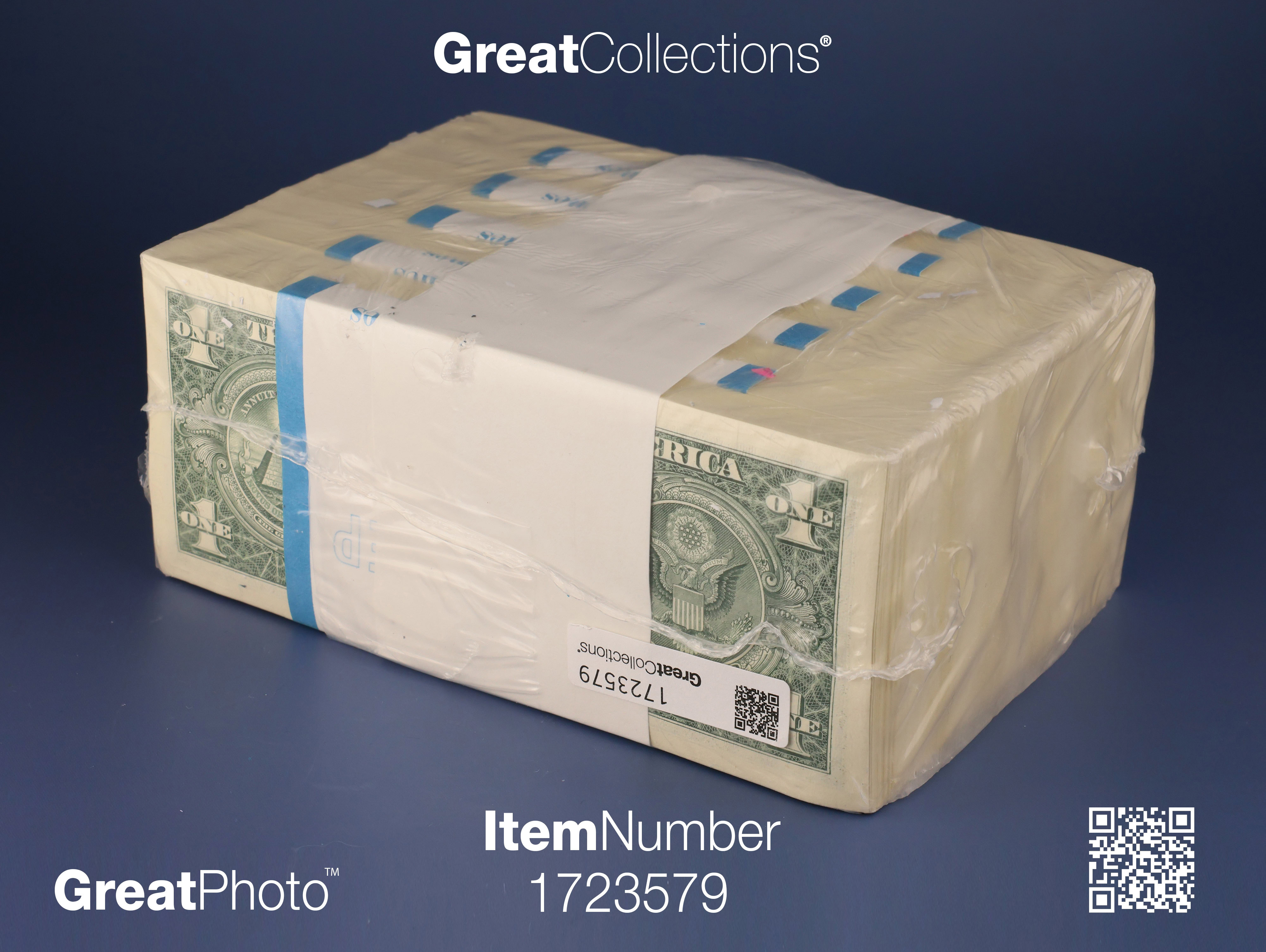 Fr. 1930-E (ED Block) 2003A $1 Philadelphia Federal Reserve Notes Brick ...