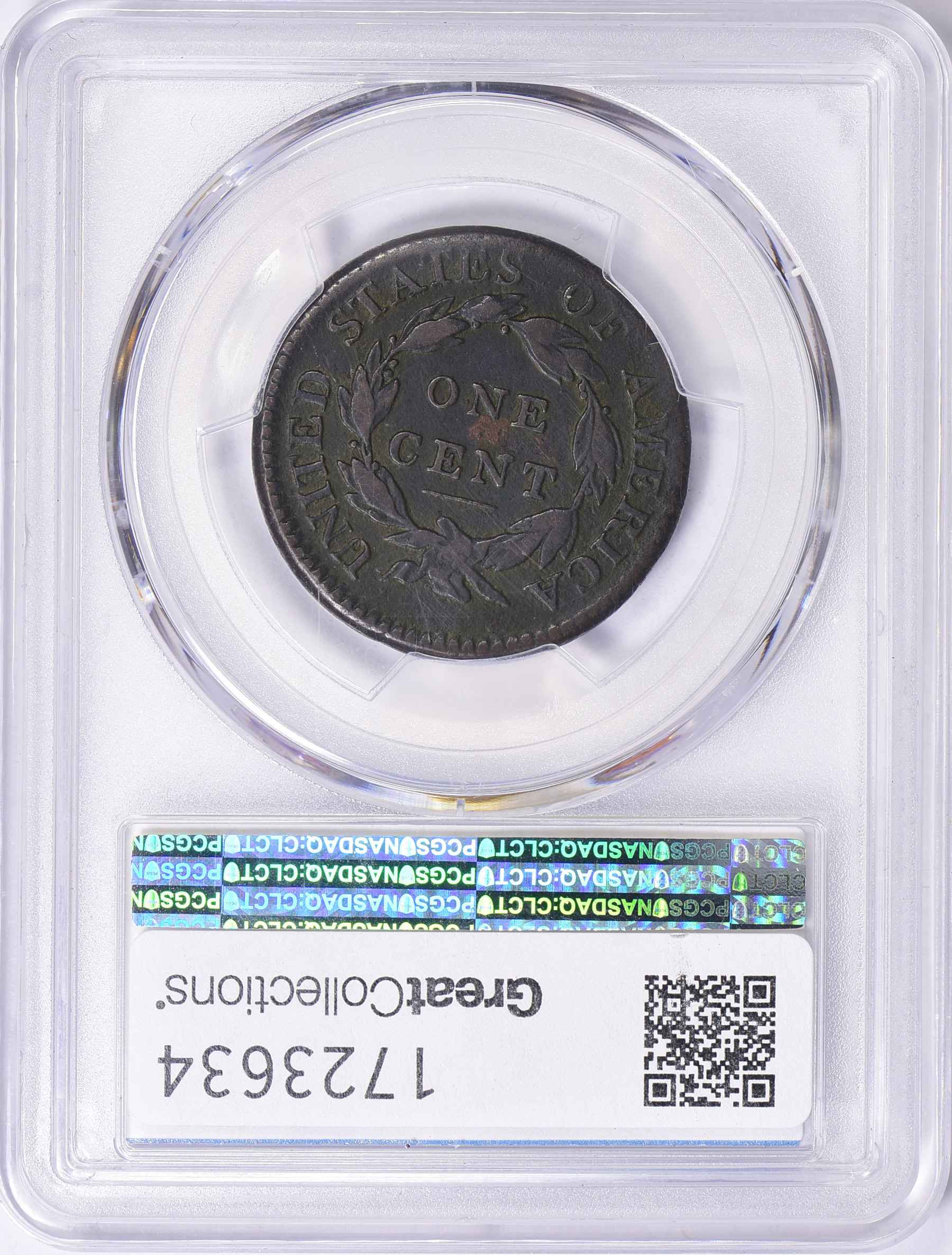 1814 Classic Cent Crosslet 4 PCGS Genuine VF Details (Item 1723634 ...