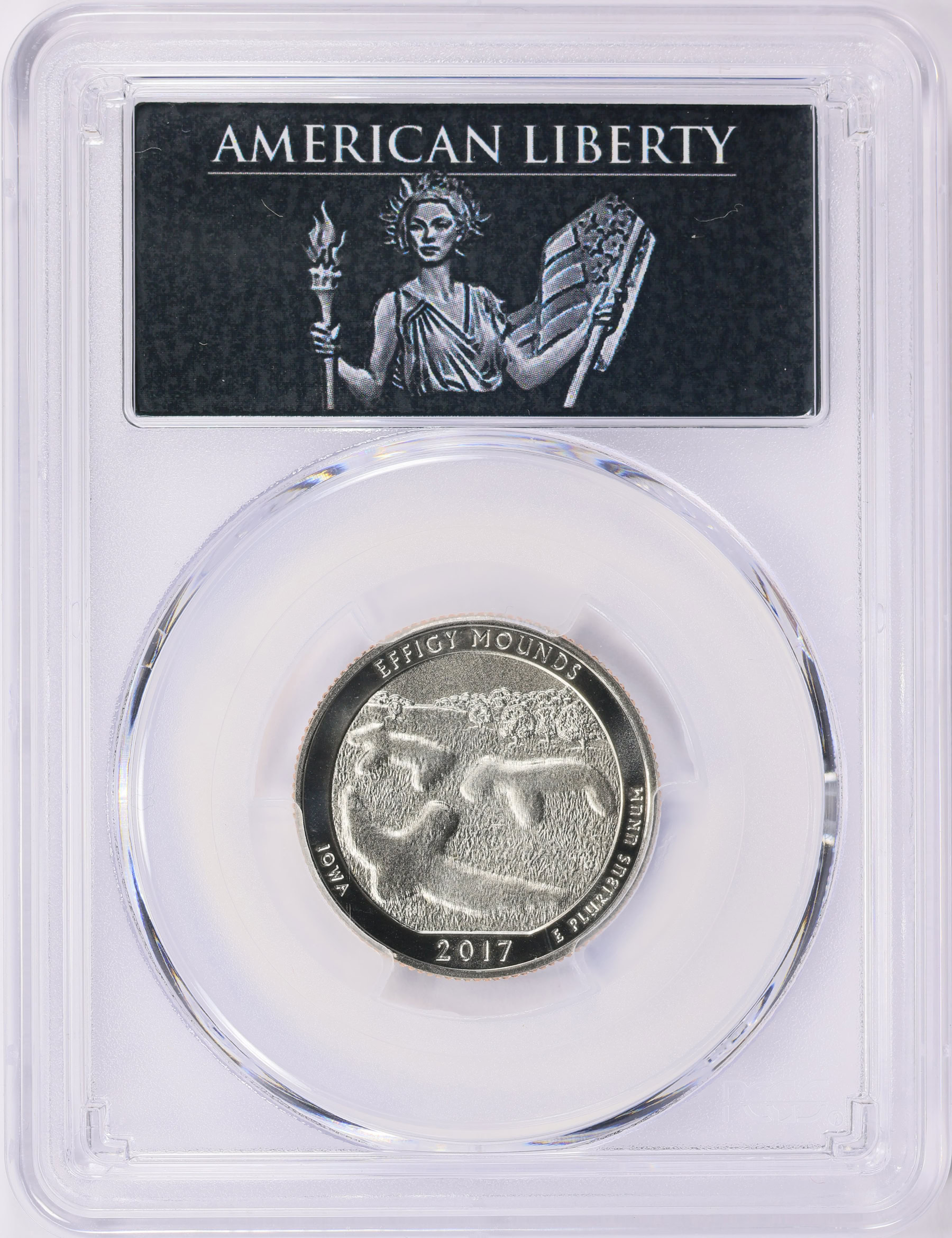 2017-S America the Beautiful Quarter Effigy Mounds NP (From the ...