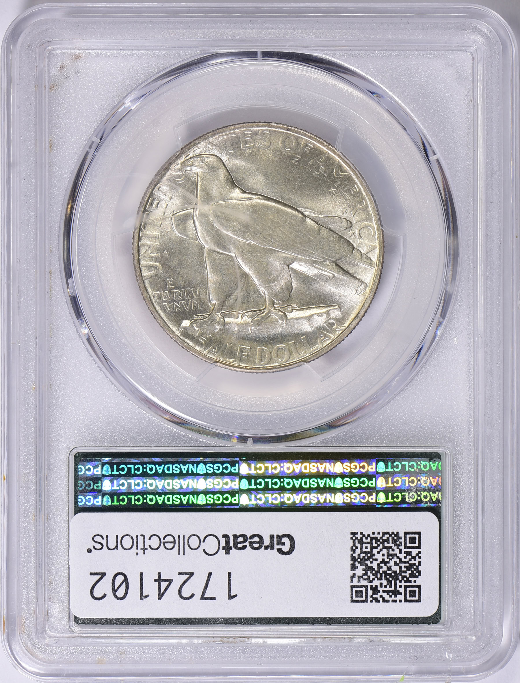 1935 Connecticut Tercentenary Half Dollar PCGS MS-66 (CAC Green) (OGH 30th Anniversary Label ...