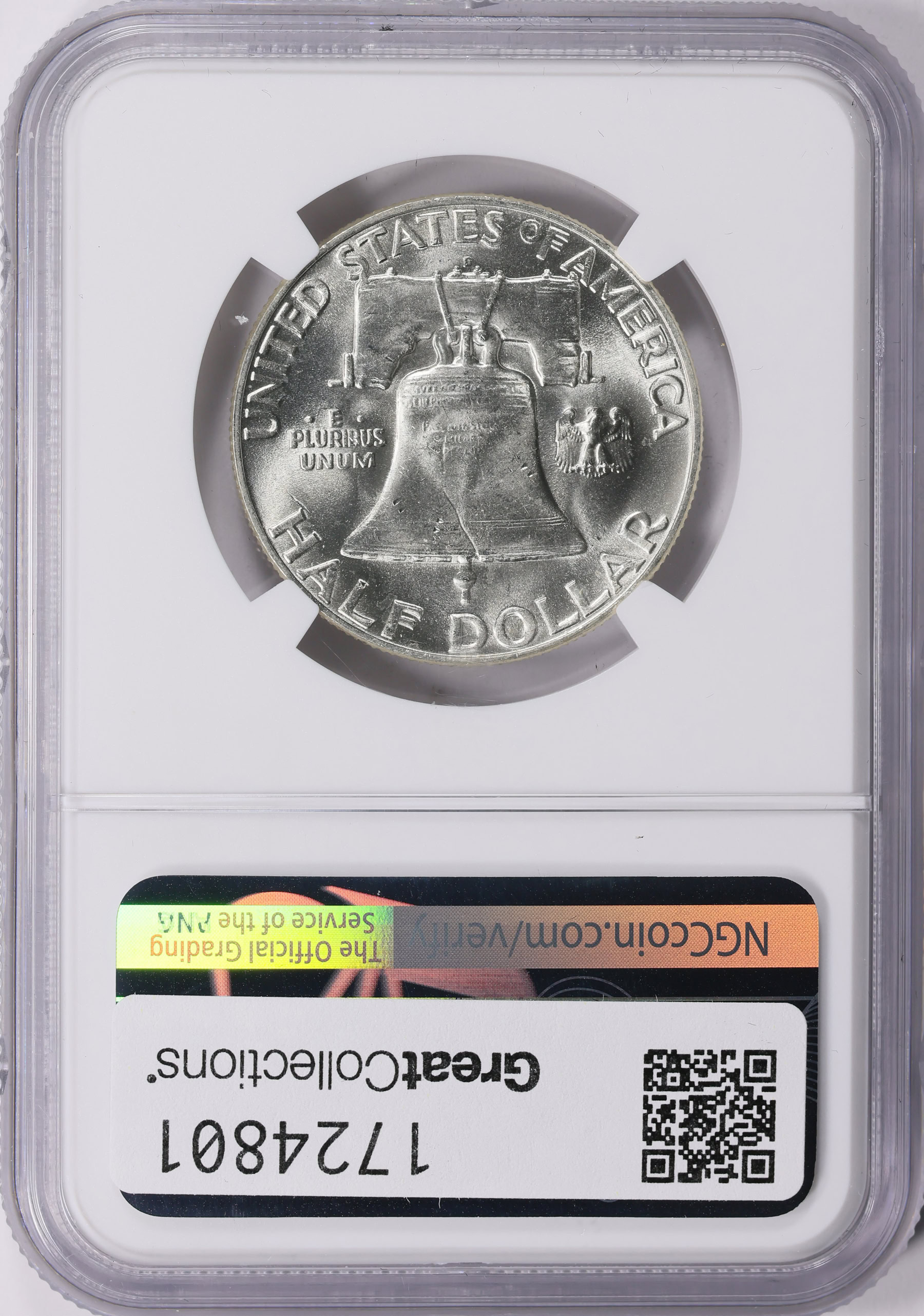 1953-D Franklin Half Dollar NGC MS-64 (Item 1724801) | GreatCollections ...